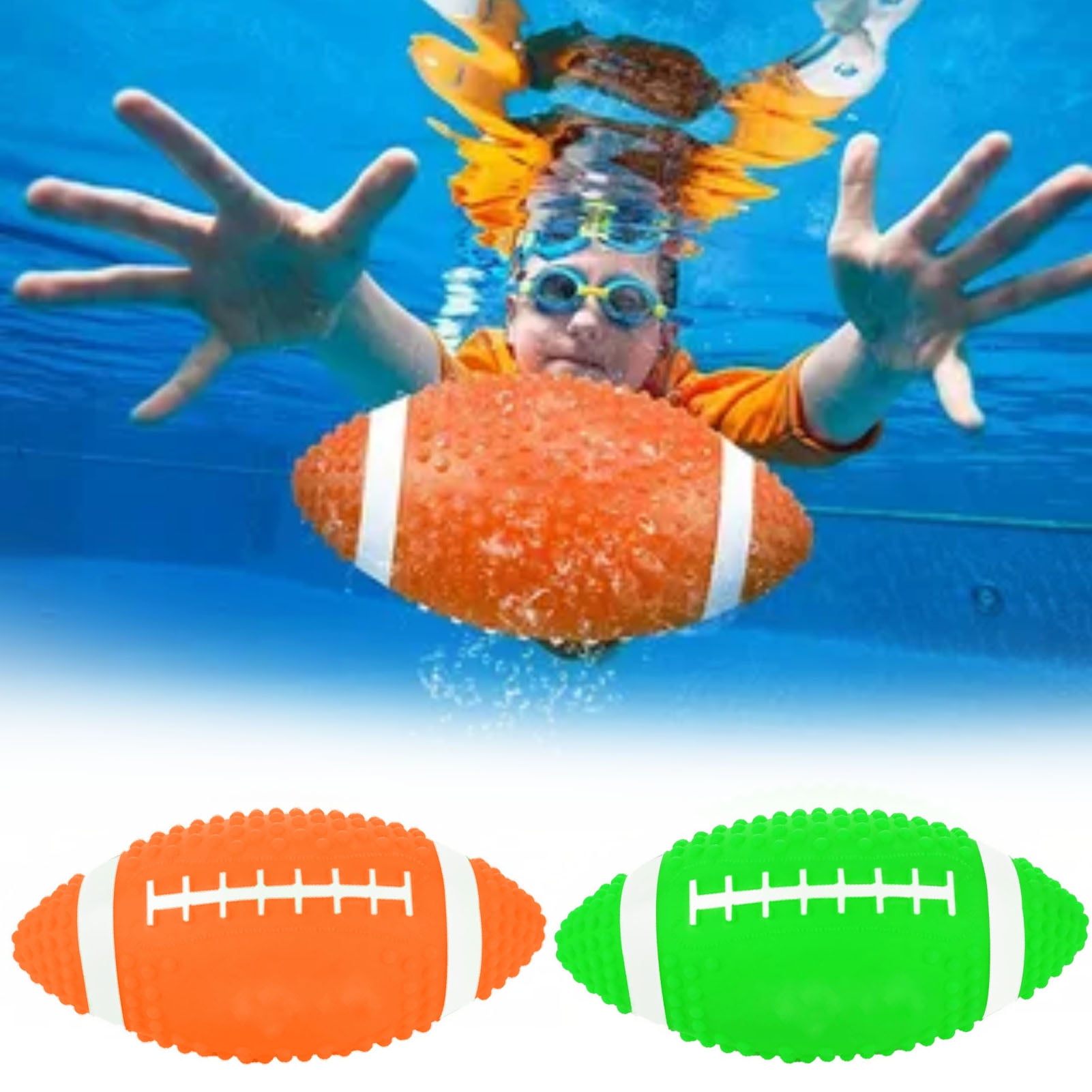 Bobasndm Swimming Pool Football, Water Footballs for Pool for Under ...