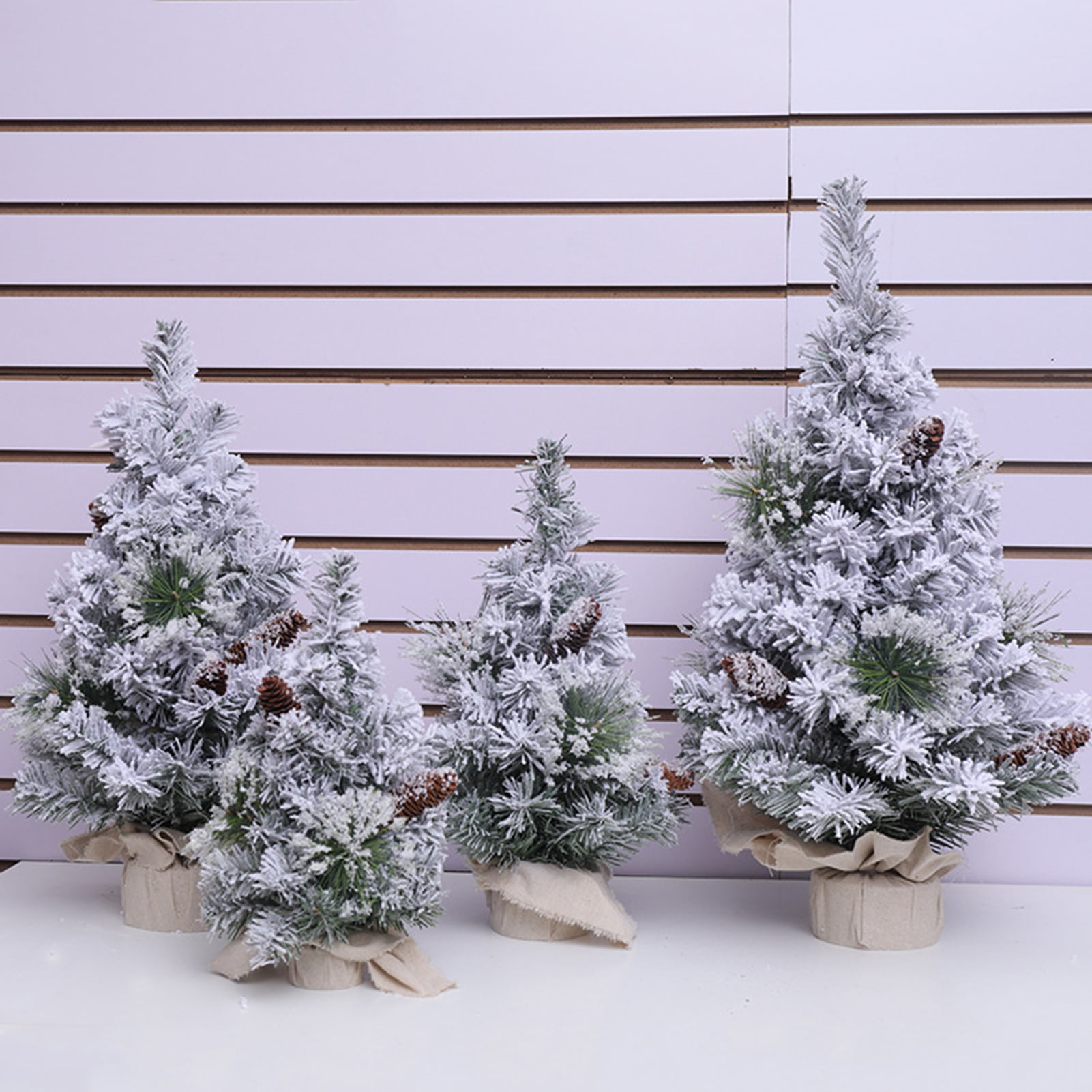 Bobasndm Tabletop Christmas Tree Small Mini Christmas Tree for Table ...