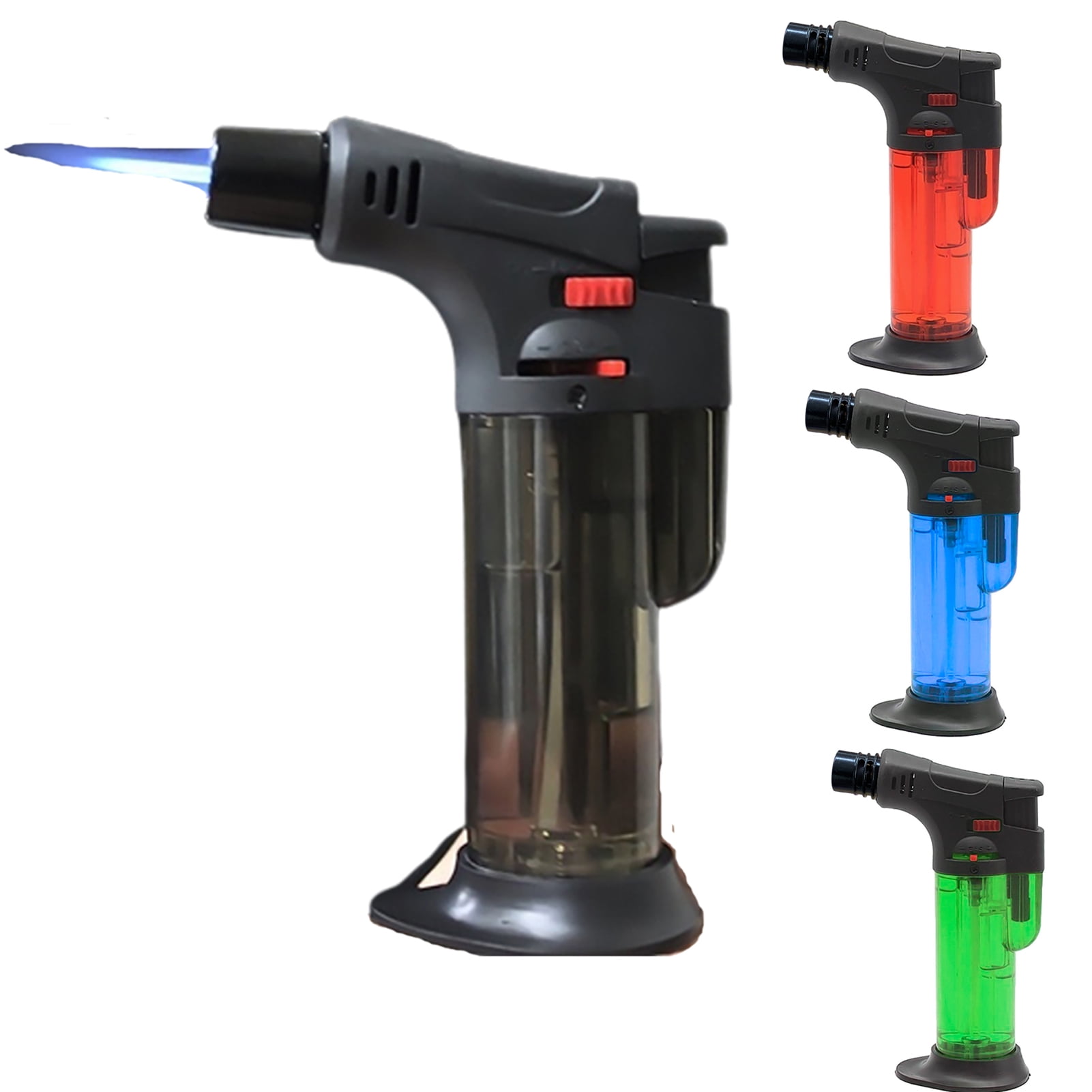 Bobasndm Windproof Adjustable Jet Torch Lighter, Butane Not Included ...