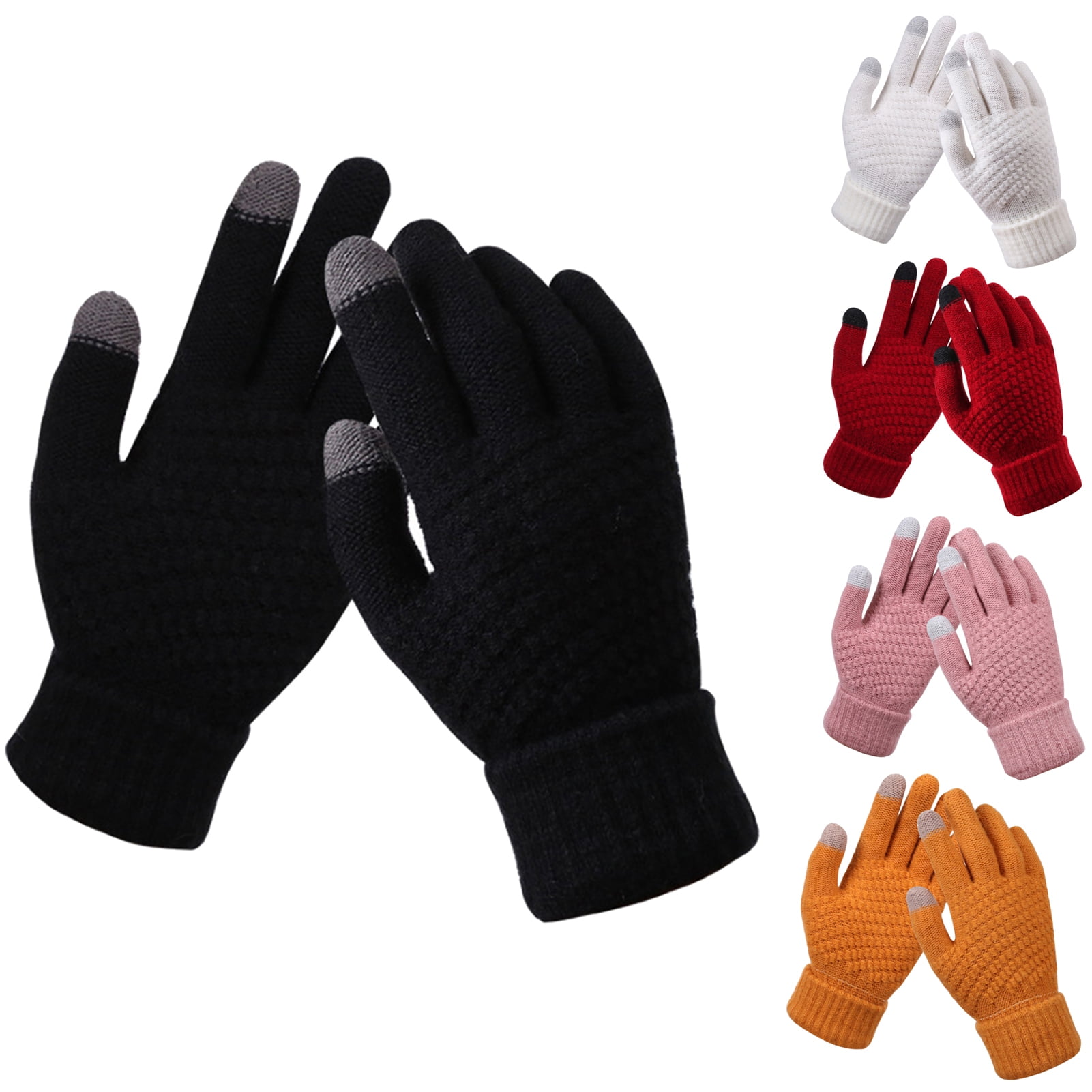 Bobasndm Winter Warm Gloves for Men Women Touchscreen Gloves Waterproof ...