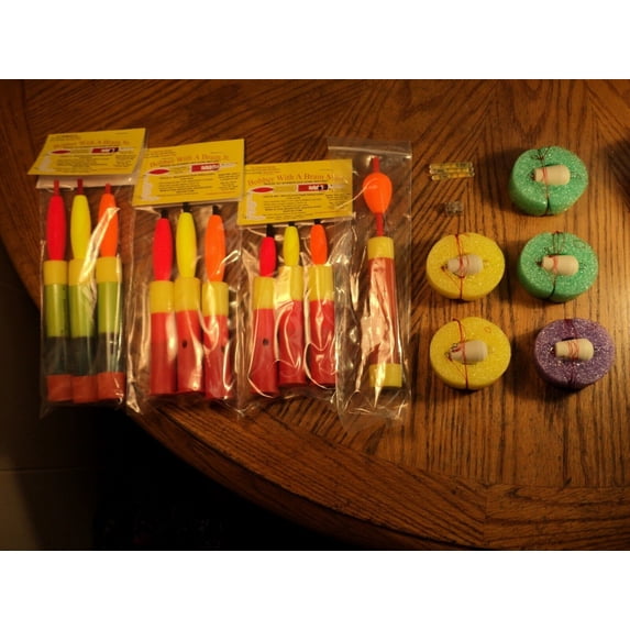 Bobber With A Brain 10 Pack Slip Float Family Special Crappie Trout ...