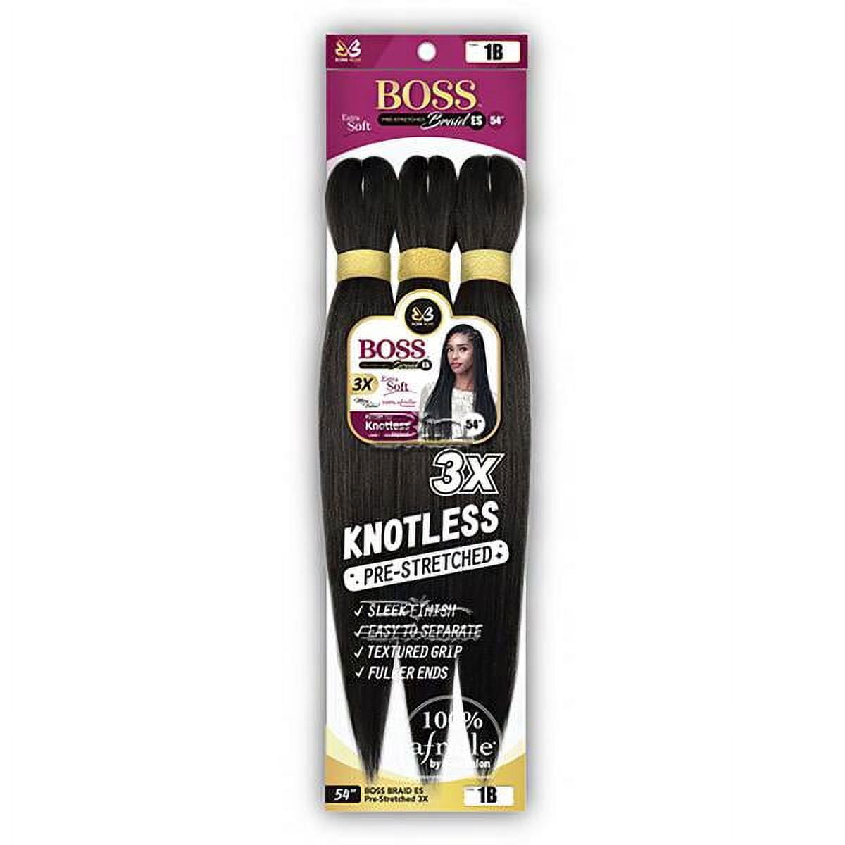 Bobbi Boss - 3X BOSS Braid Pre-Stretched 54", 100% Afrelle by Kanekalon ...