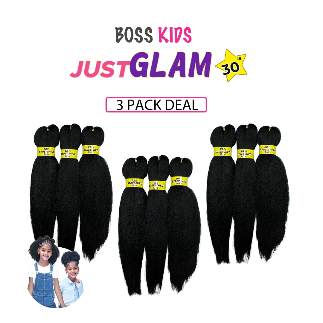 Bobbi Boss 3x Just Glam Braid Kanekalon Jumbo Braid Pre Stretched X ...