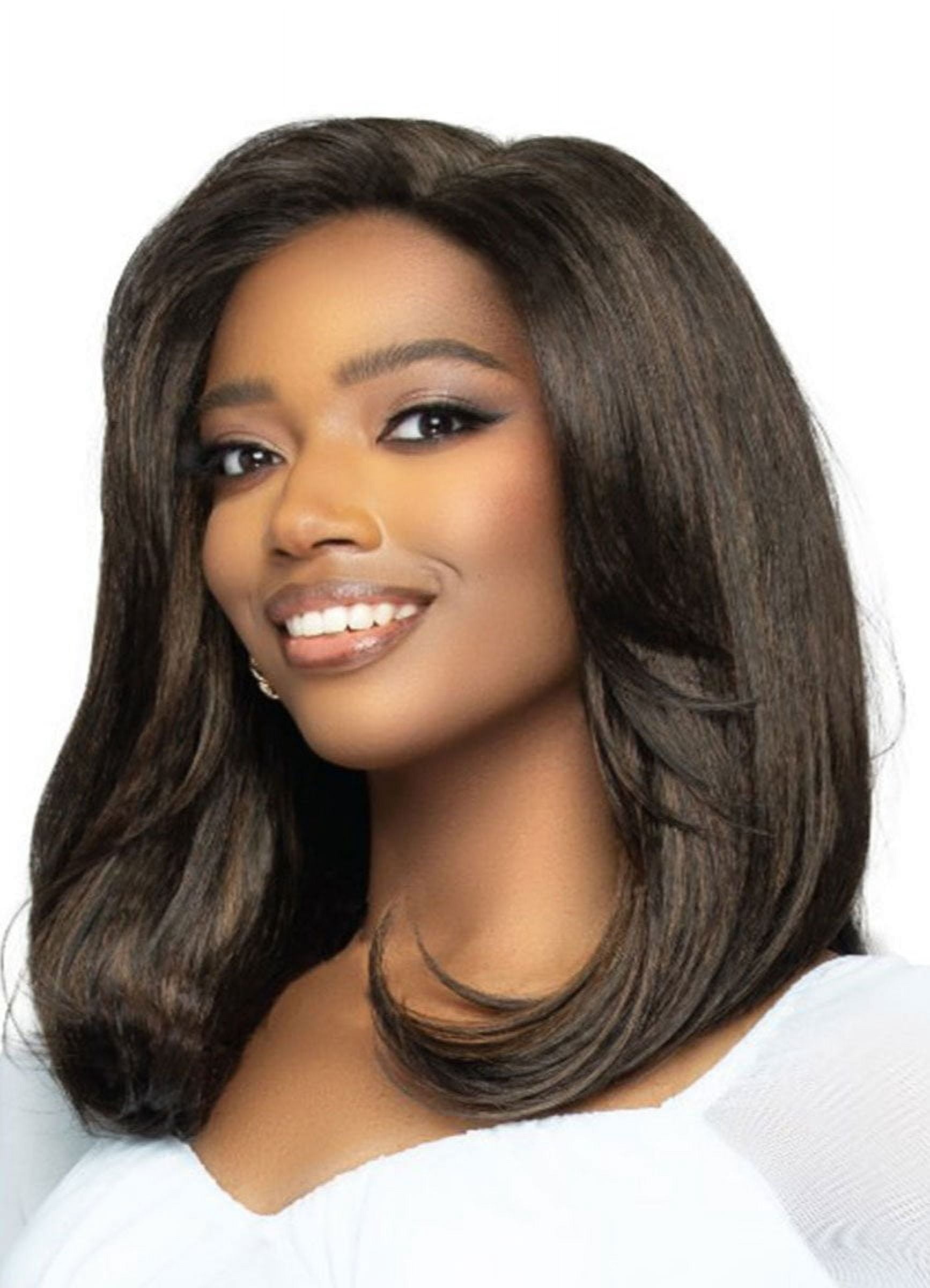 Bobbi Boss 4X5 Natural Straight Air Fit Wig 16" 3DAFS4X5-2 Wigs ...
