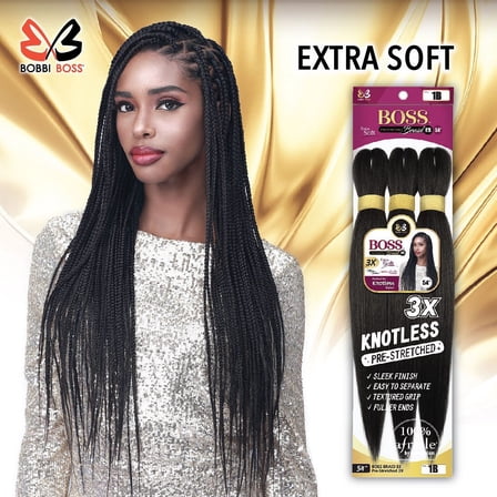 Bobbi Boss -3X BOSS Braid Pre-Stretched 54" (Color #27) - Walmart.com