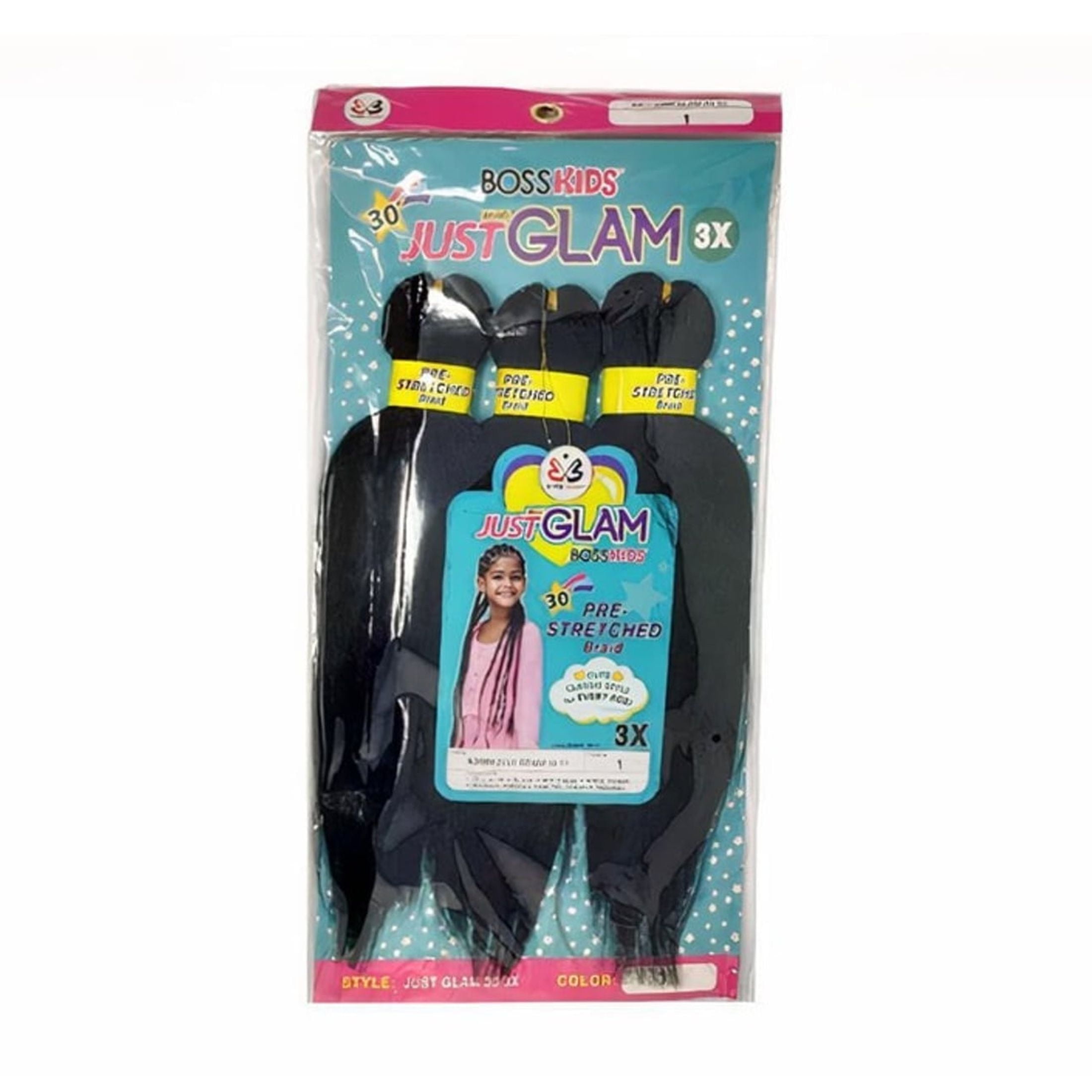 Bobbi Boss Just Glam Boss Kids Pre-Stretched 3X 30" - Walmart.com