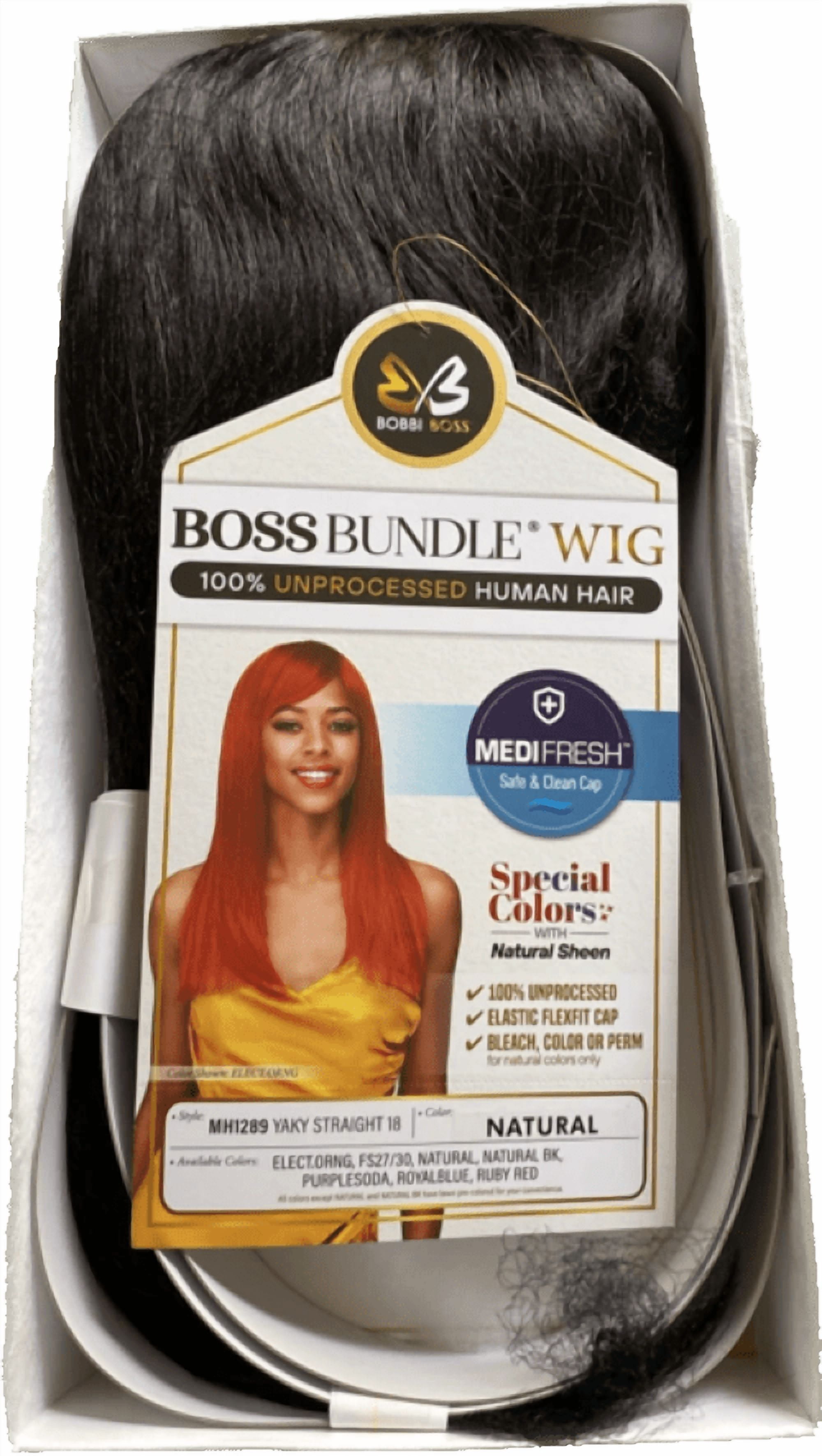 Bobbi Boss Boss Bundle Yaky Straight Wig - 18" - Walmart.com