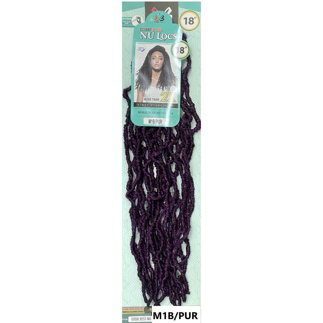 BOBBI BOSS NU LOCS 18 2X SYNTHETIC BRAID CROCHET HAIR - Walmart.com