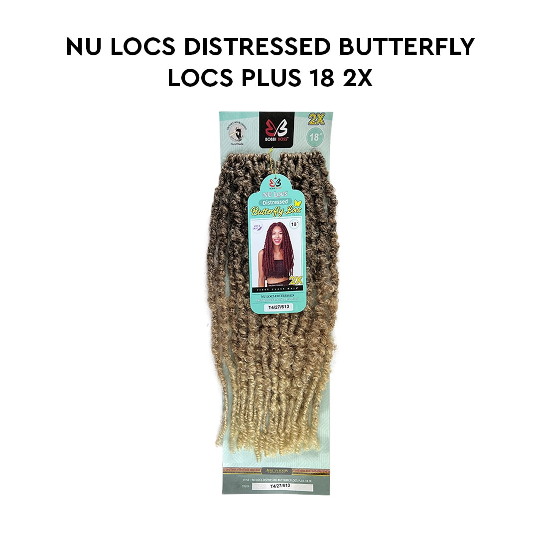 Bobbi Boss Nu Locs 2x Butterfly Locs Plus 18” ( 30 Auburn ) - Walmart.com