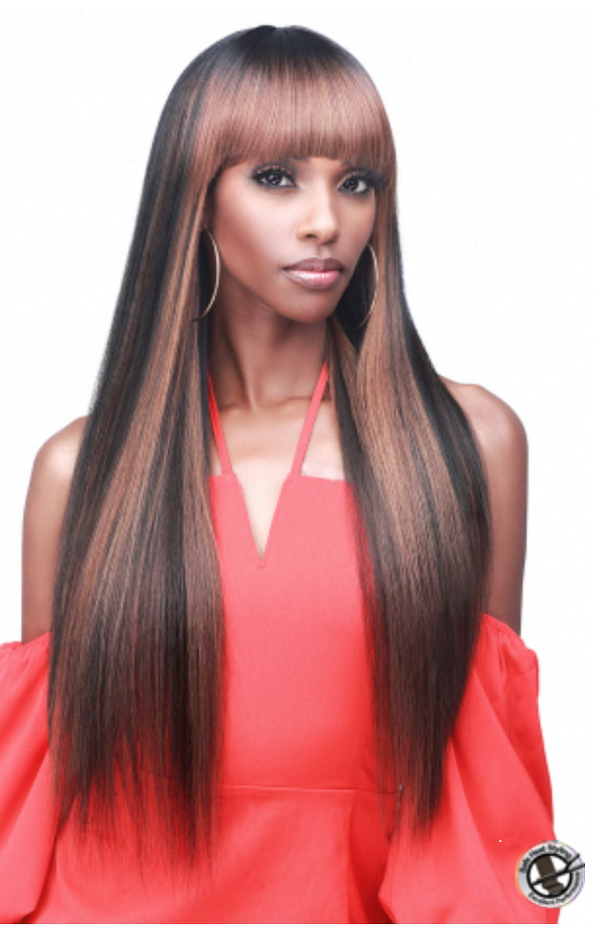 Bobbi Boss Premium Synthetic Bang Full Wig - M405 JUNIPER - Walmart.com