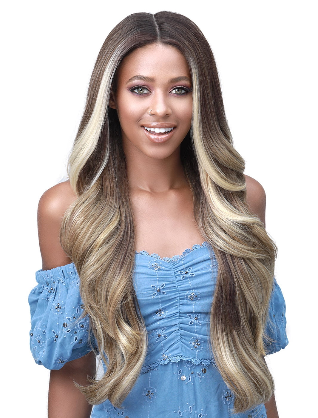 BobbiBoss 5" Deep Free-Position Part HD Lace Front Wig - MLF343 KASMIRA ...