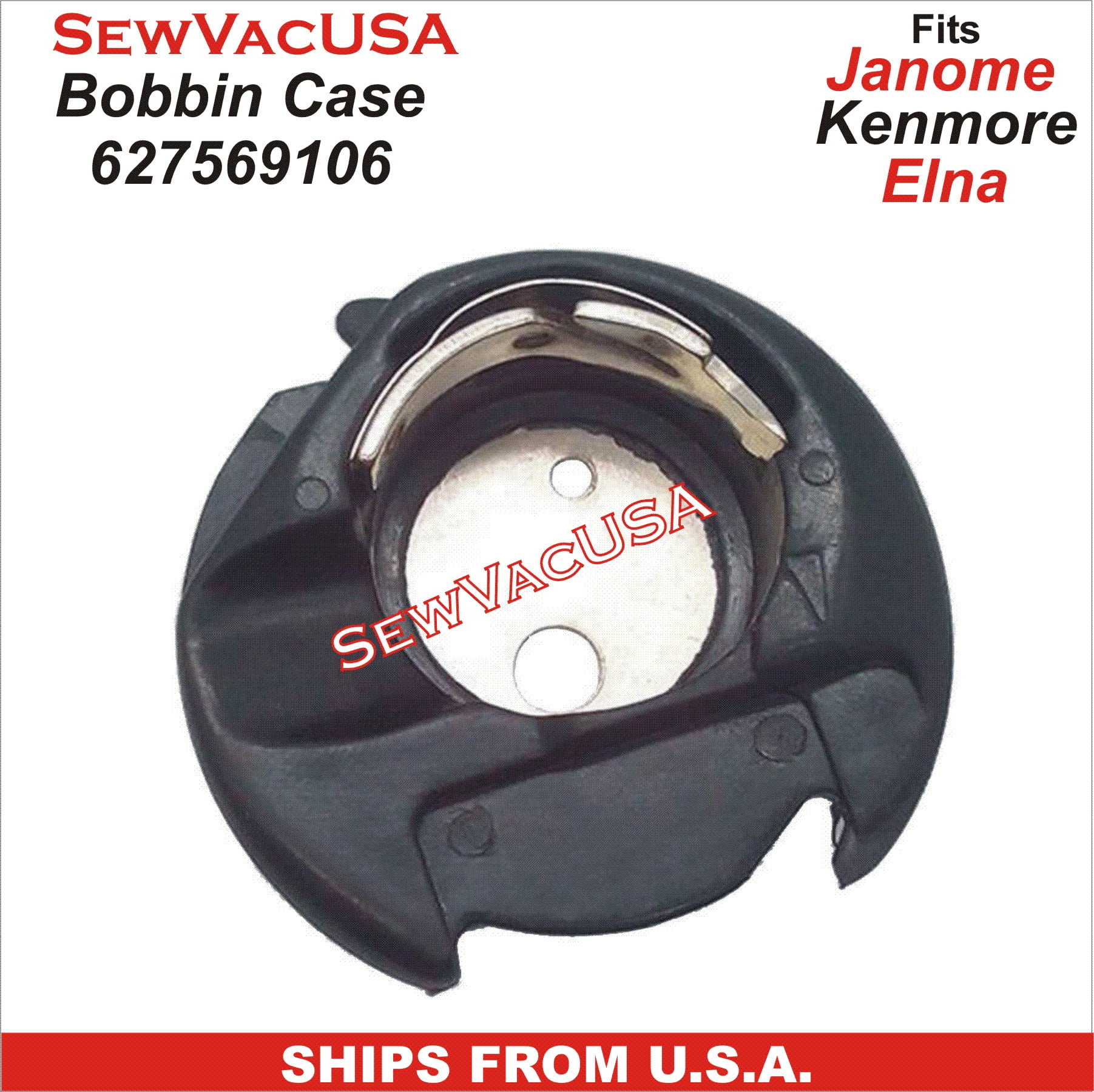 Bobbin Case Janome Part Number 627569106 Fits Janome, Kenmore & Elna ...
