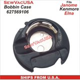 Bobbin Case Janome Part Number 627569106 Fits Janome, Kenmore & Elna ...