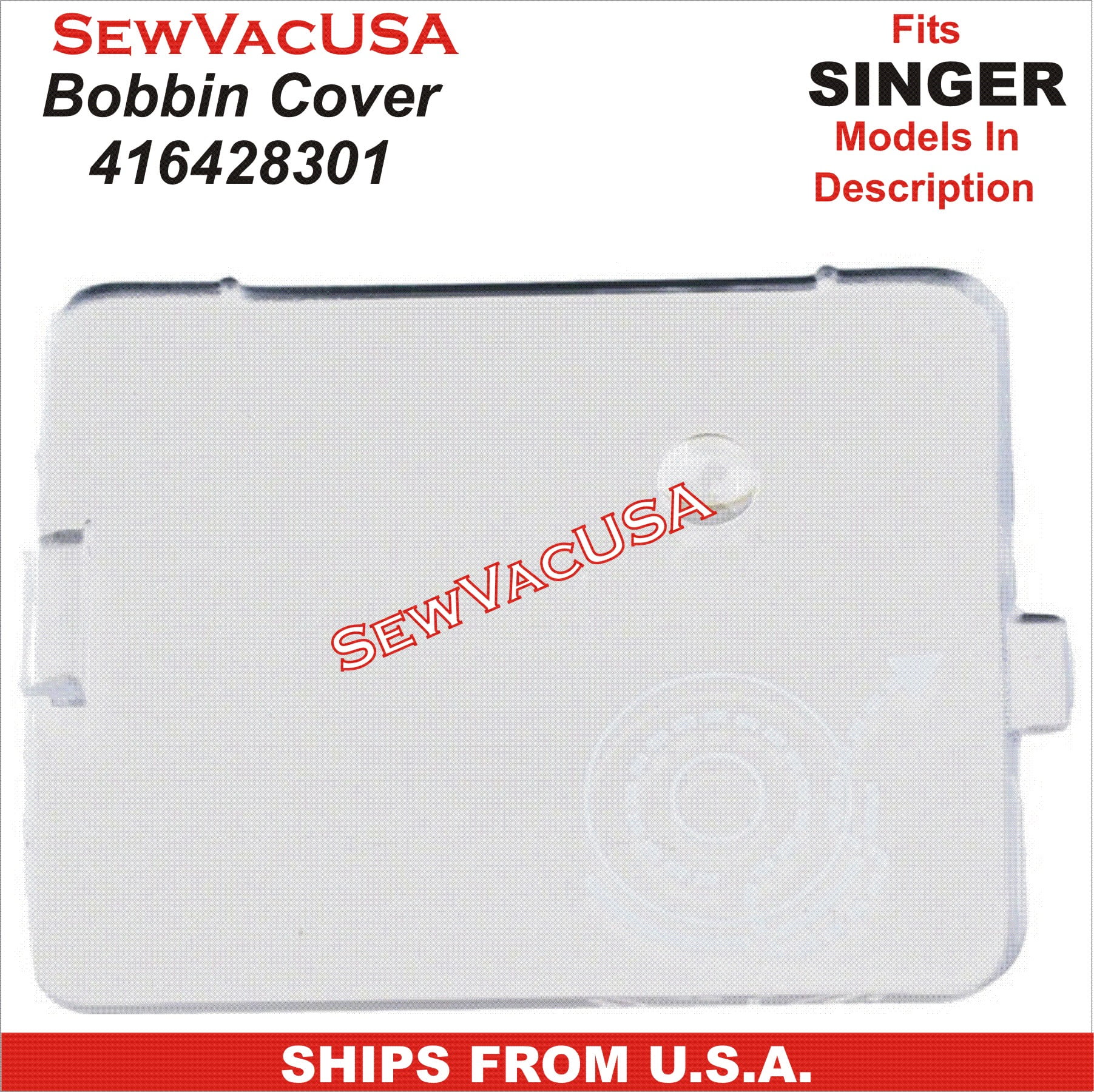 Bobbin Cover Singer Part Number 416428301 Fits Singer Sewing Machines ...