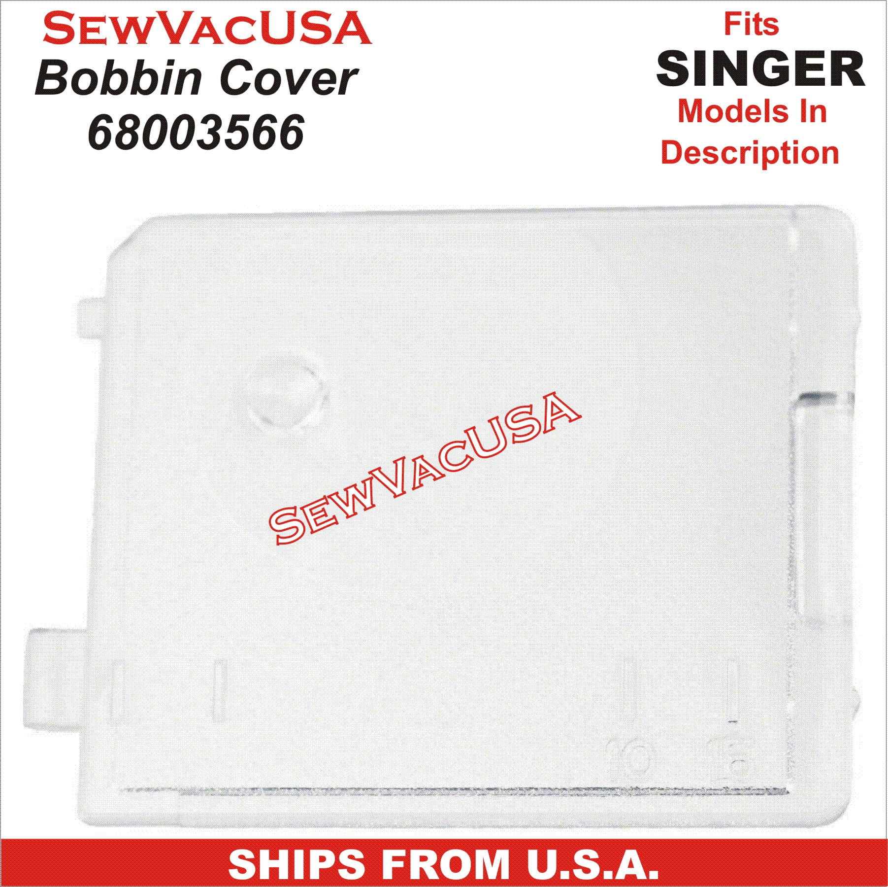 Singer Bobbin Cover Part Number 68003566 for Sewing Machines Models ...
