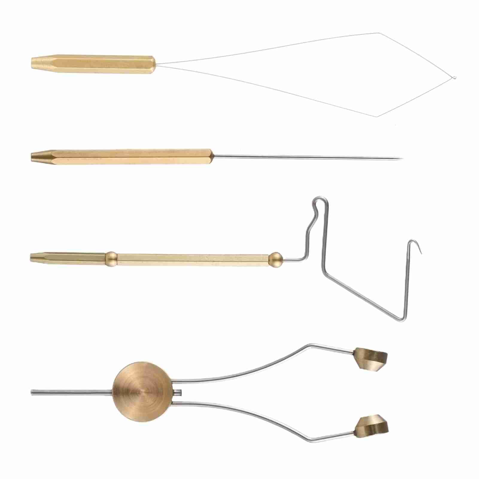 Bobbin Fly Tying Tools Combo Kit Whip Finisher Bobbin Holder Bodkin ...