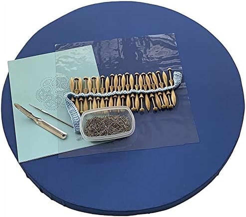Bobbin Lace Making Kit with Pillow. 23 Inch x 2 Inch Round Lacemaking ...