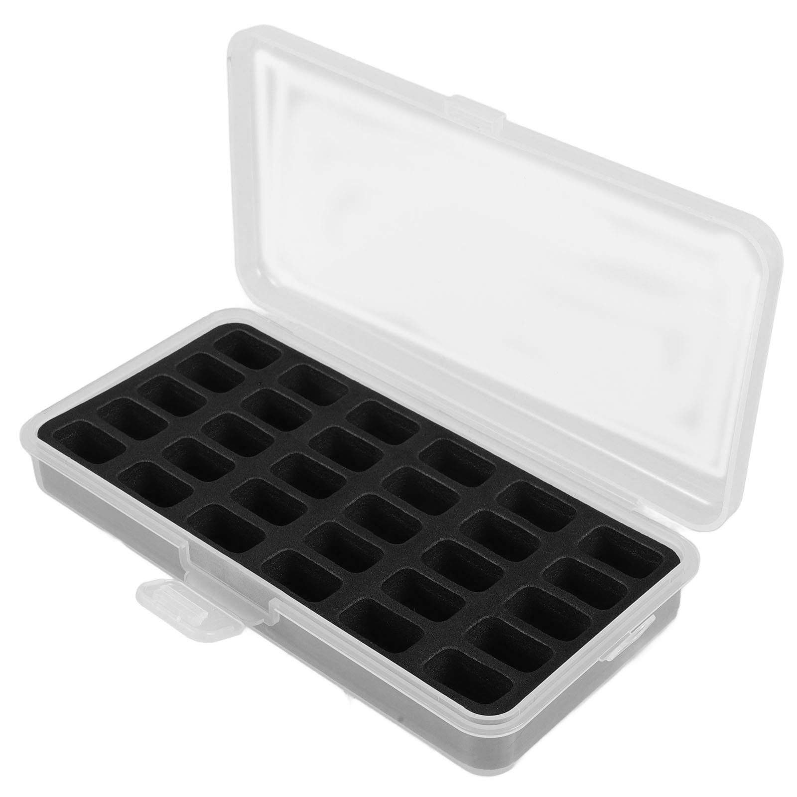 Black Plastic Bobbin Storage Organizer with Lid for Farm Use Small Size ...