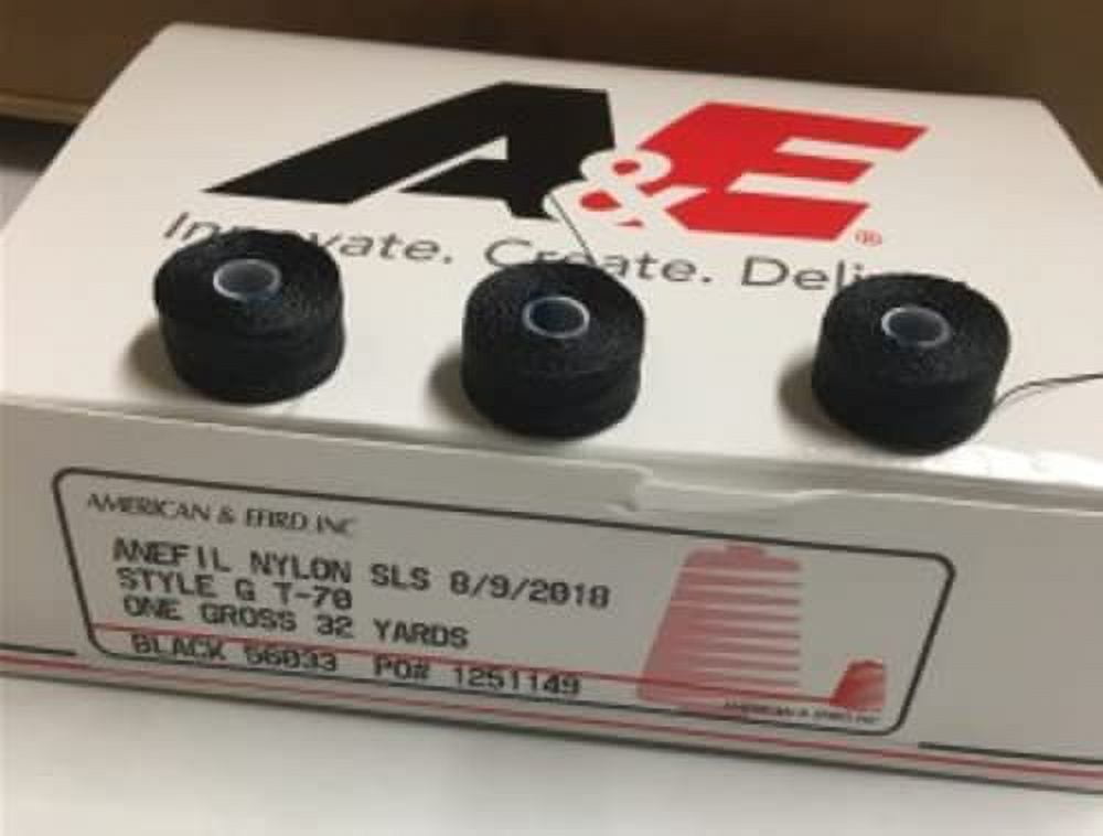 Bobbins Style''G'' Black/White - 69 Nylon Tex 70 - Made in The U.S.A ...