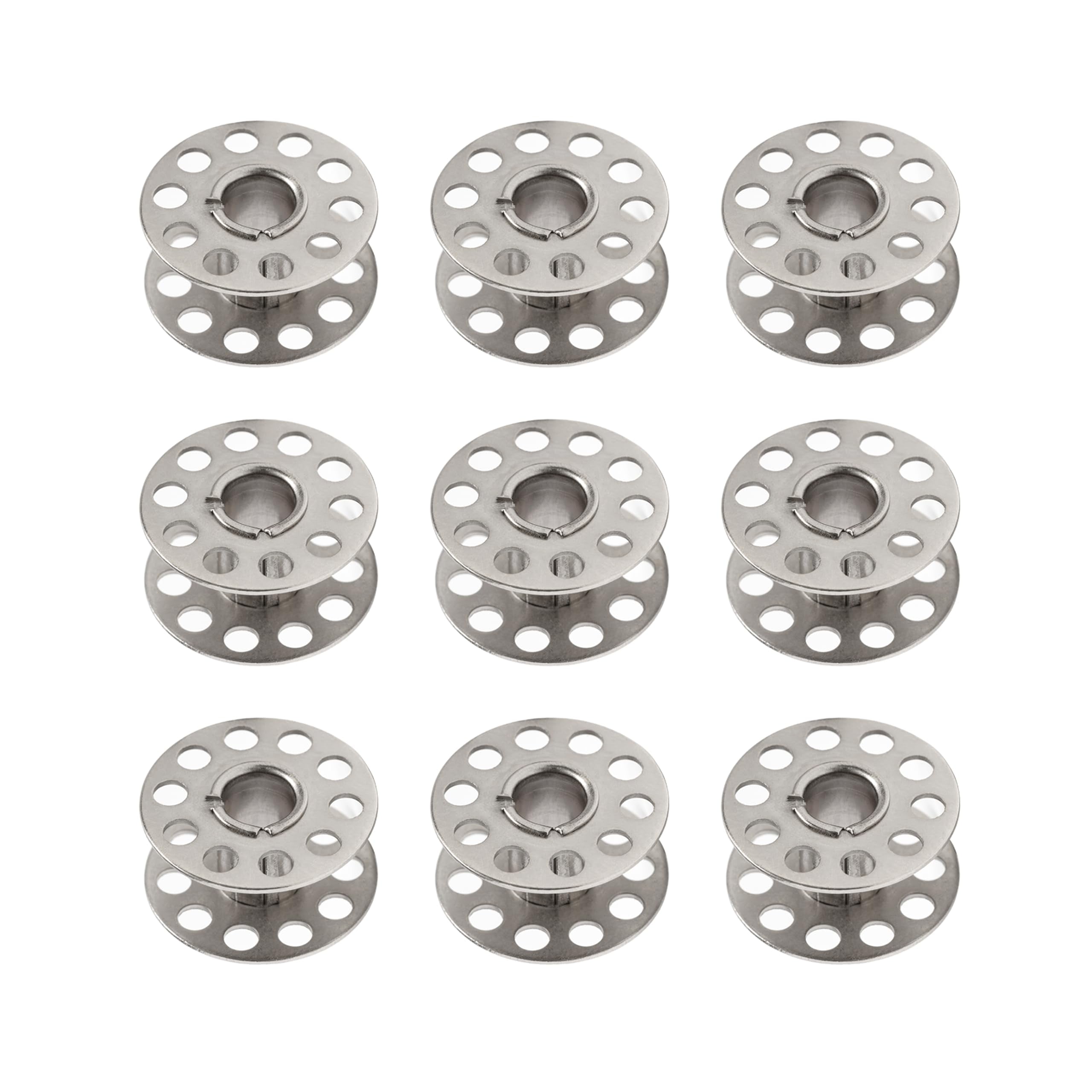 Bobbins for Sewing Machine - Replacement Sewing Bobbins 9 Pcs - Metal ...