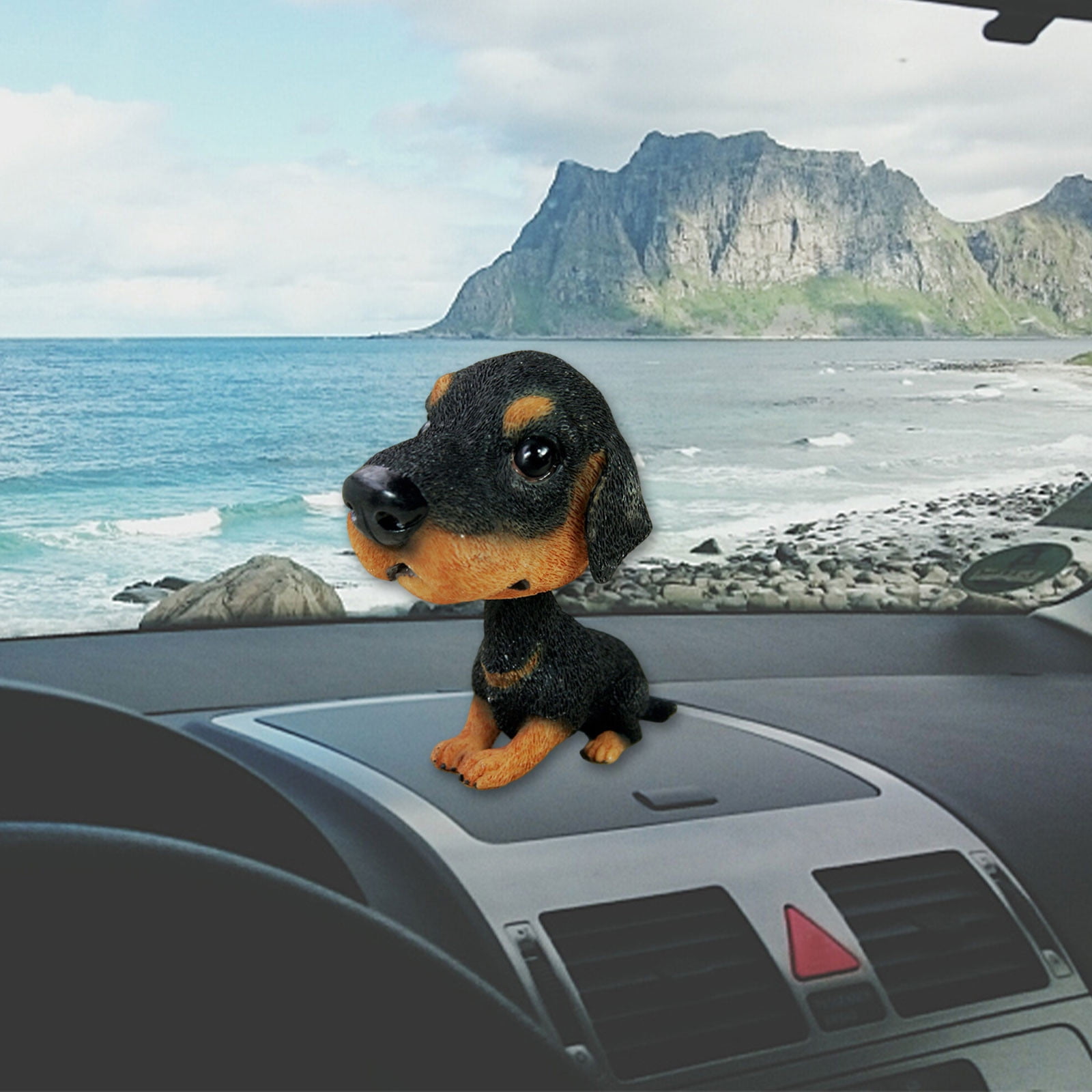 Bobble Head Dogs Bobbing Heads Car Dash Puppy Car Decoration, Puppy Car ...