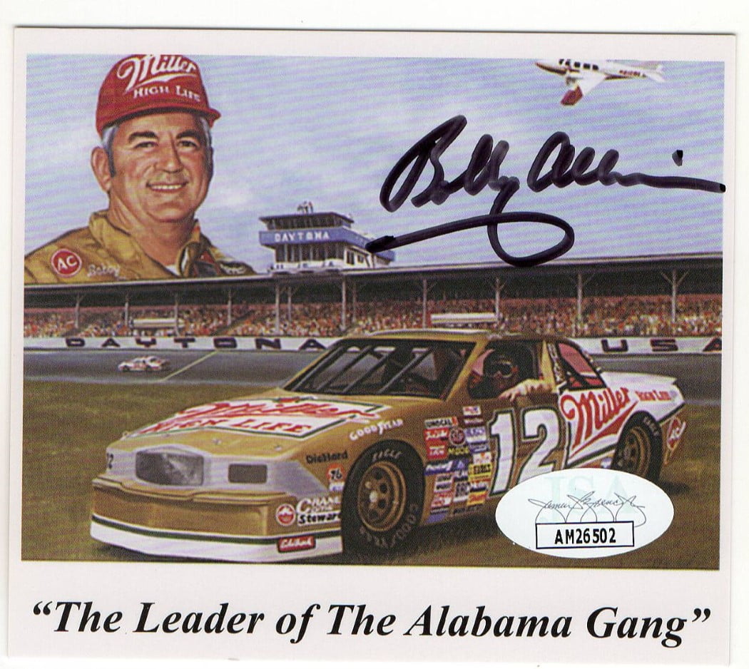 Bobby Allison Signed Autographed Small Photo Nascar Legend JSA AM26502 ...