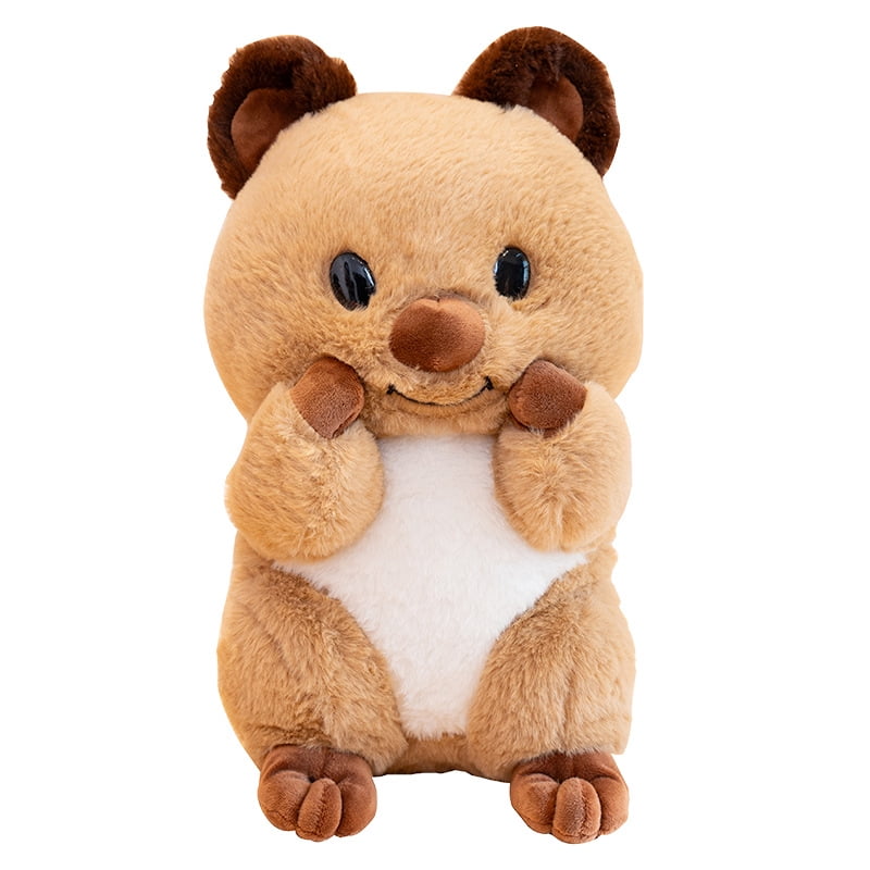 Bobby Bear Soft And Cute Creative Rabbit Fur Short-Tailed Kangaroo Doll ...