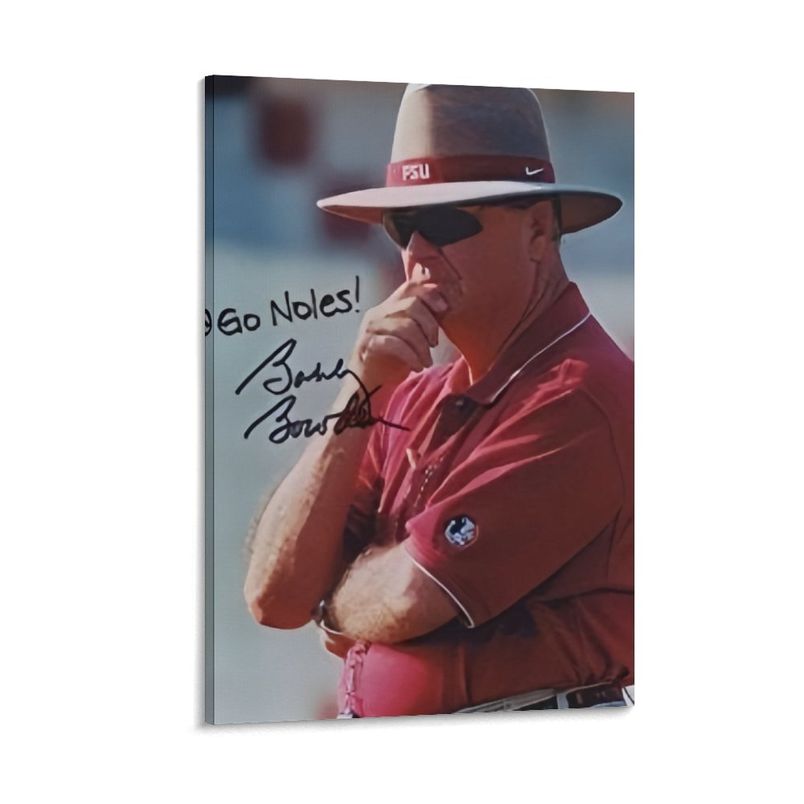 Bobby Bowden Autograph Canvas Poster Artworks Canvas Poster Room ...