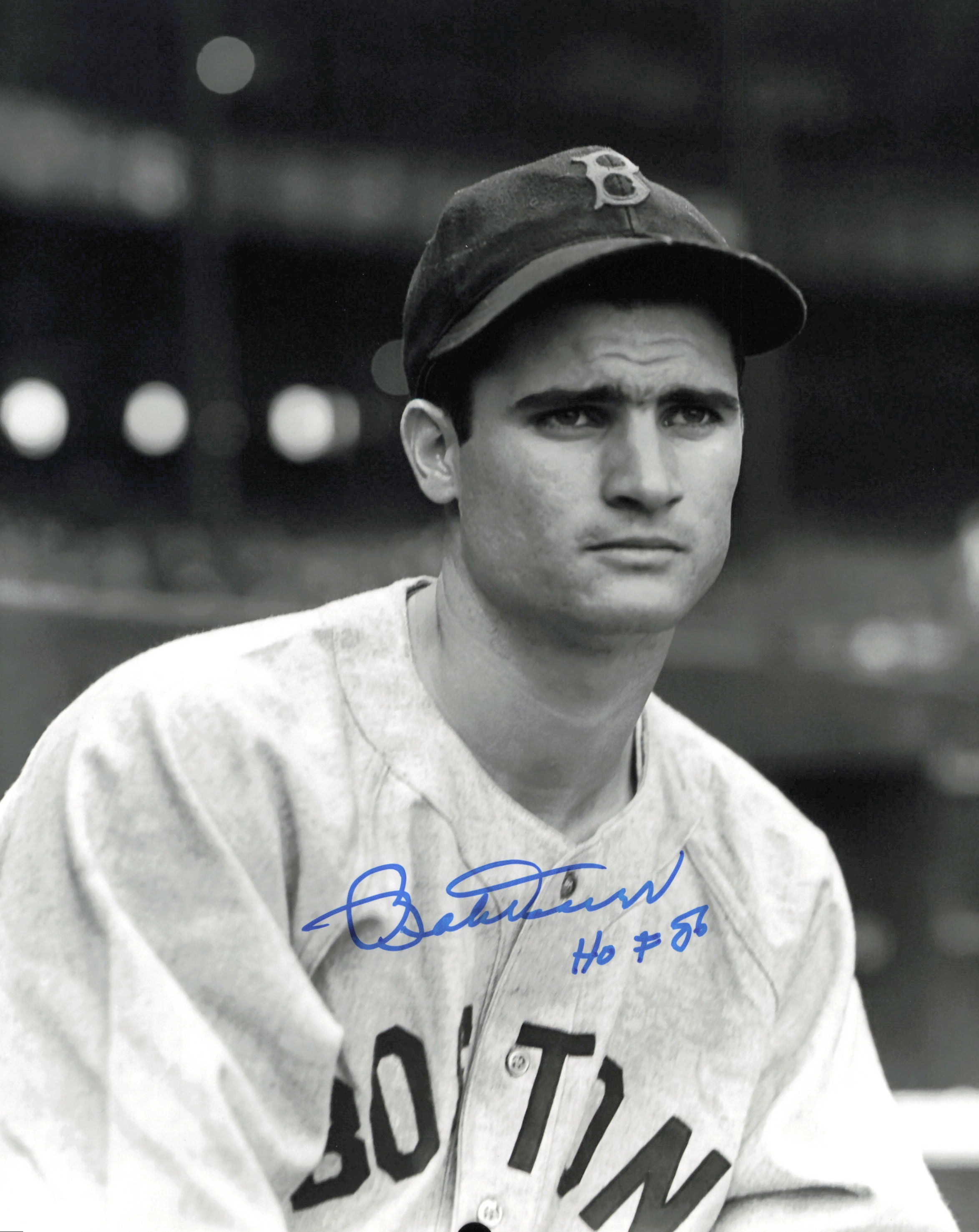 Bobby Doerr Autographed 8x10 Photo Boston Red Sox "HOF 86" SKU #245707 ...