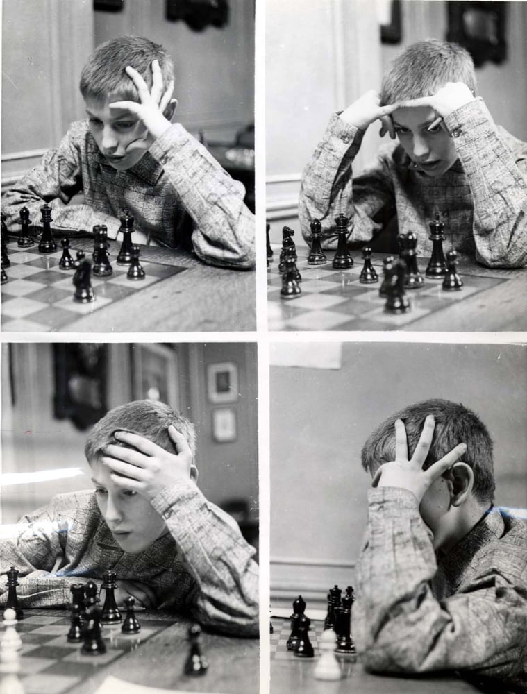 Bobby Fischer-Competing In A Chess Tournament In Brooklyn History (18 x ...