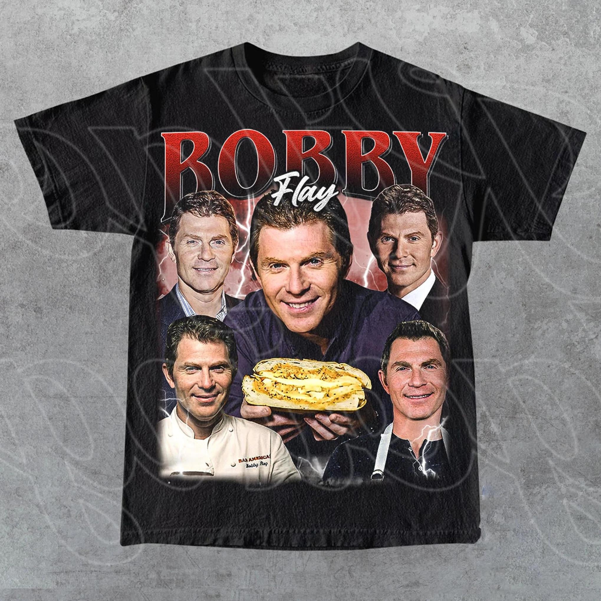 Bobby Flay Vintage T-Shirt, Gift For Woman and Man Unisex T-Shirt ...