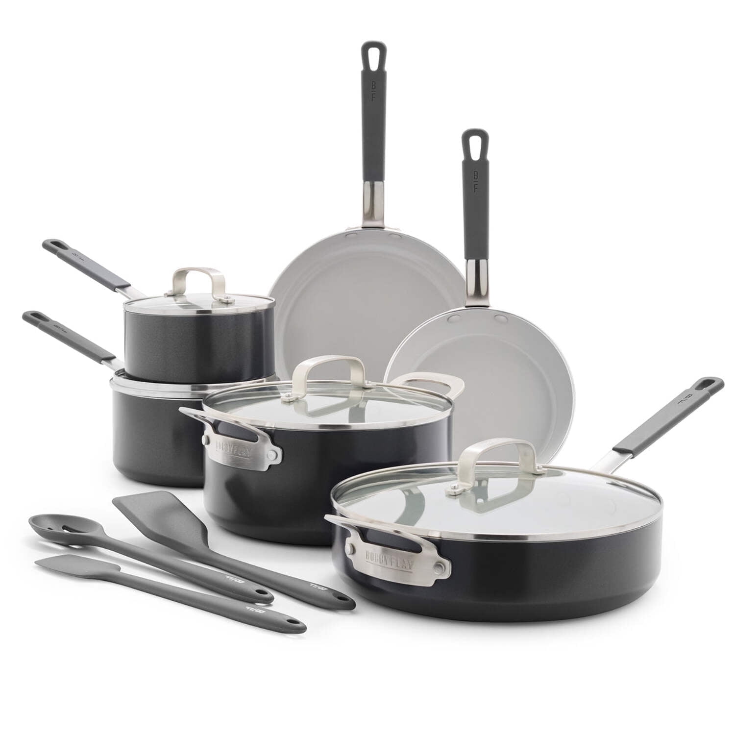 Bobby Flay by GreenPan Professional Ceramic Nonstick 13-Piece Cookware ...