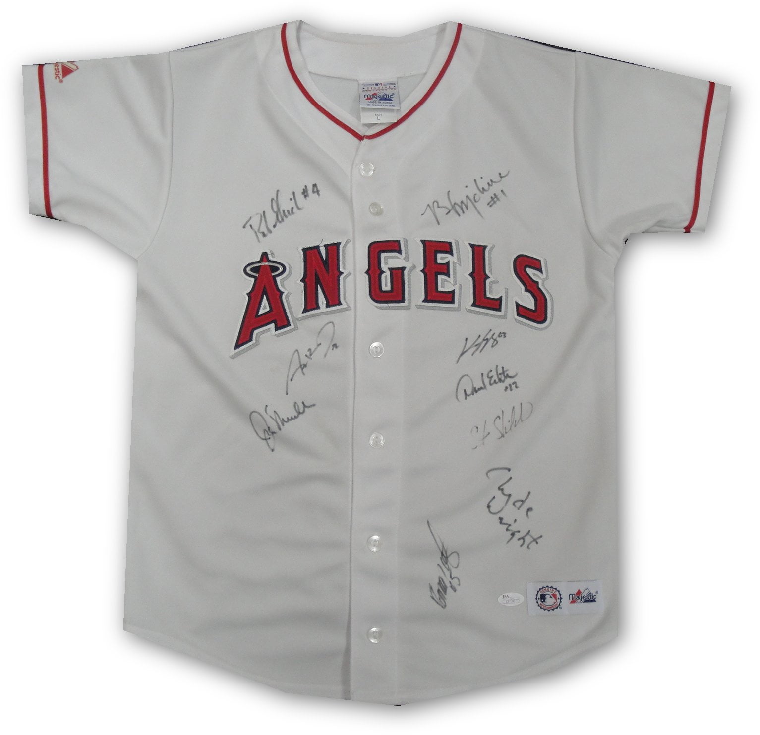 Bobby Grich Benji Molina Clyde Wright Eckstein + more Anaheim Angels Jersey JSA - Walmart.com