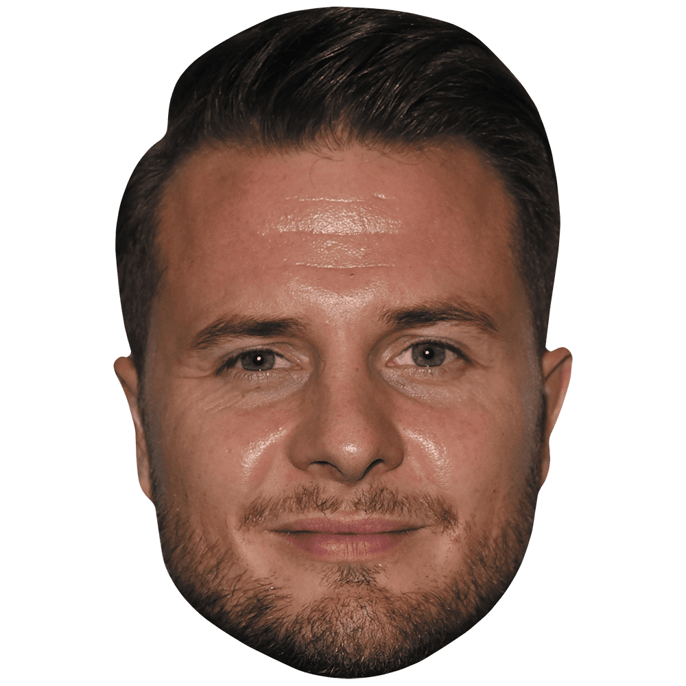 Bobby Holland Hanton (Smile) Celebrity Mask, Flat Card Face, Fancy ...