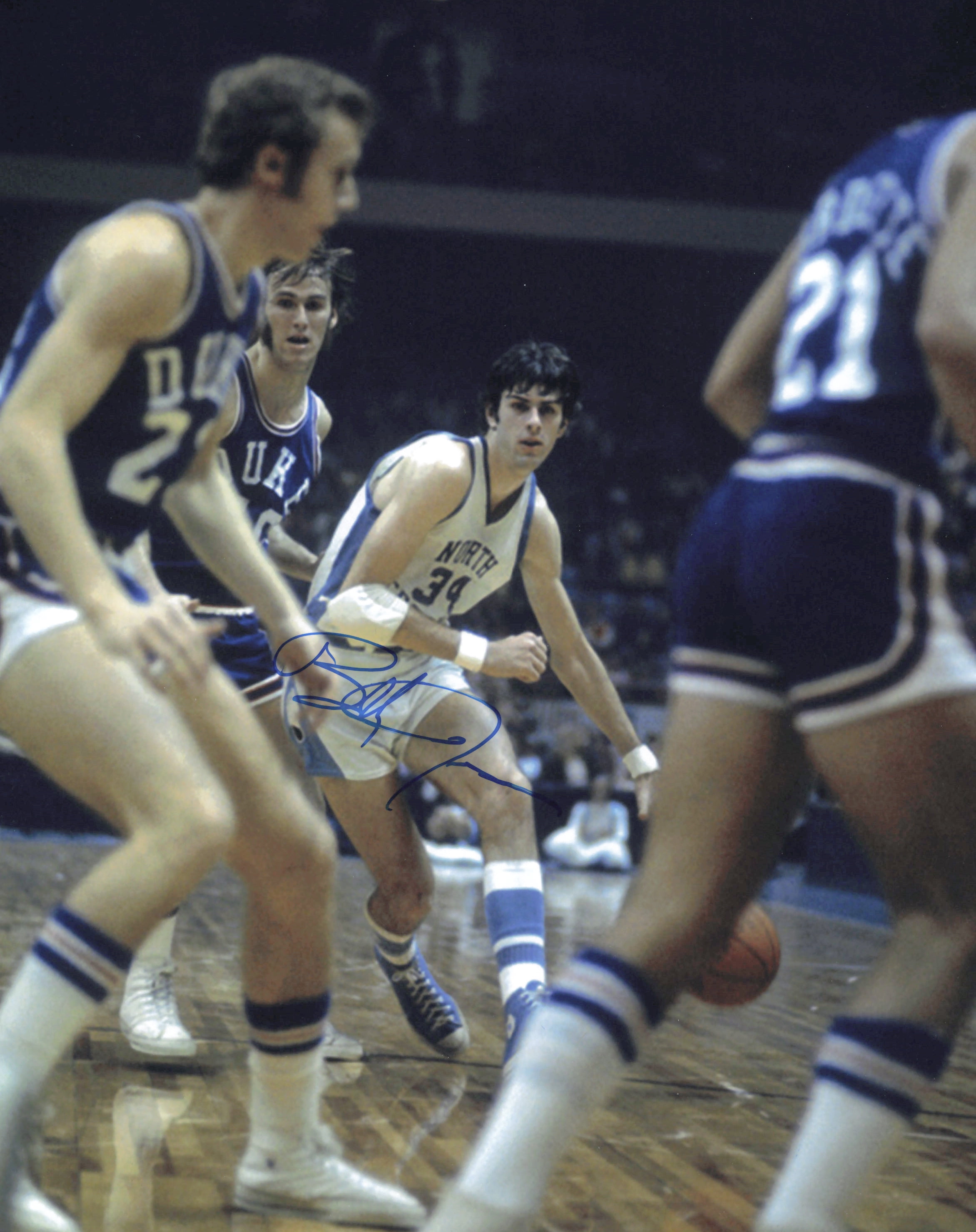 Bobby Jones Autographed 8x10 Photo North Carolina Tarheels SKU #245648 ...