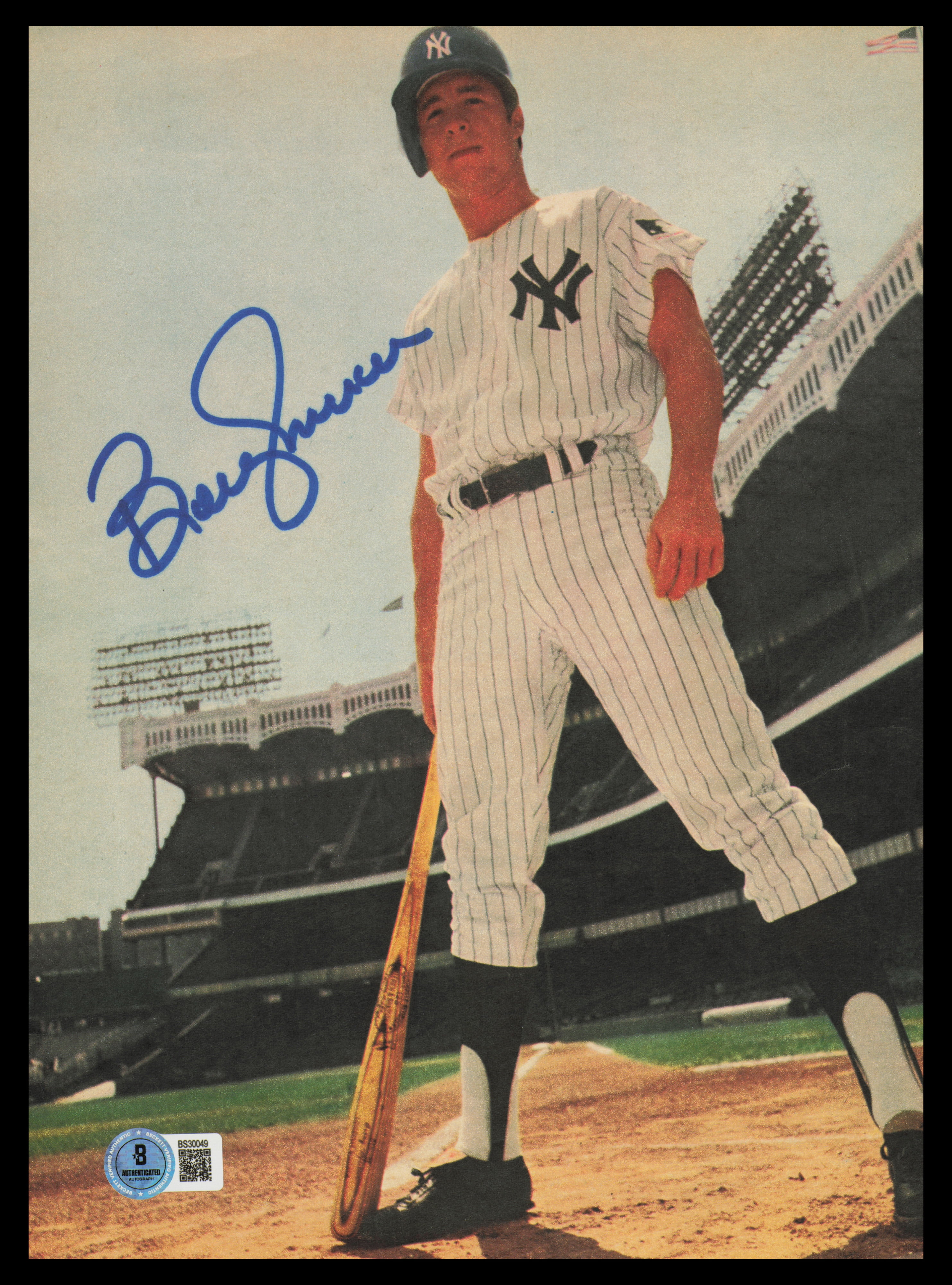 Bobby Murcer Autographed 8x11 Magazine Page Photo New York Yankees ...