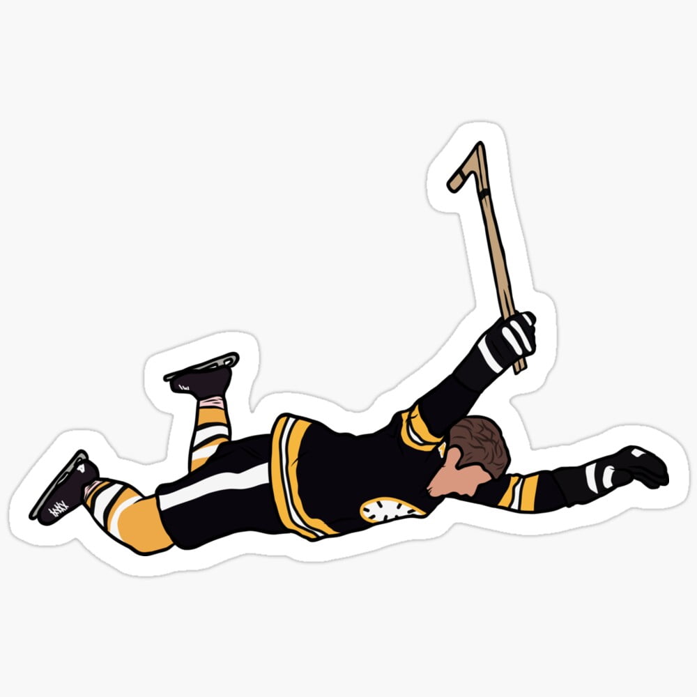 Bobby Orr Diving Celebration Sticker Phone Decal Water Bottle Stickers ...