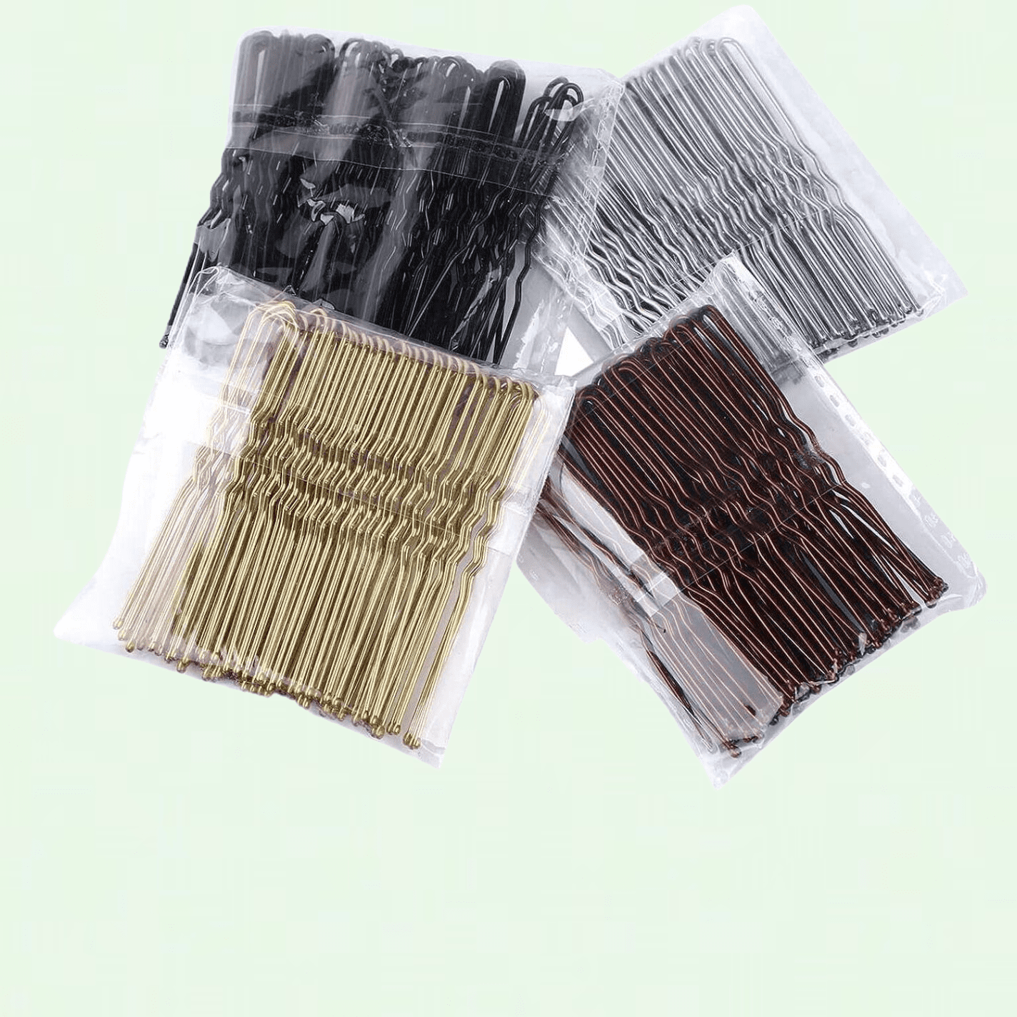 Bobby Pins 6cm U Shape Hair Pins, 200 Pcs, Ideal for Thick Black Brown ...