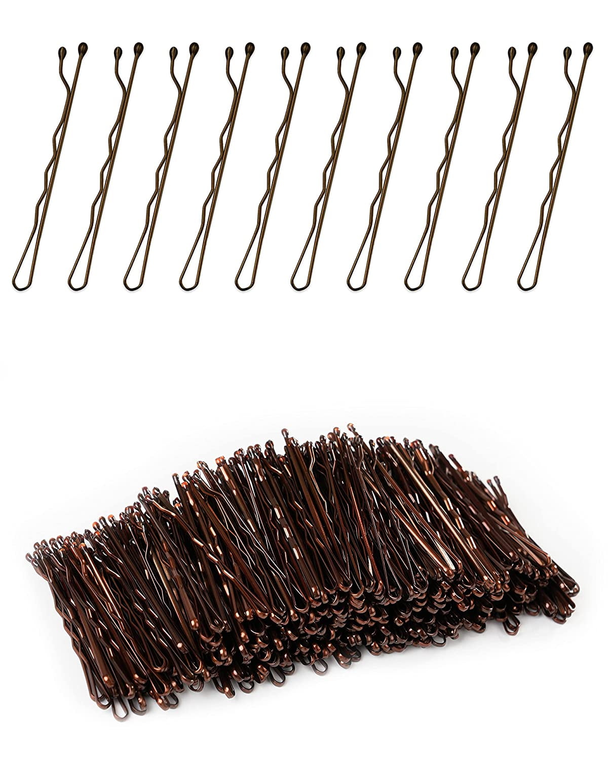 Bobby Pins Brown, 360 Pcs Brown Bobby Pins, 2 Inch Premium Bobby Pin ...