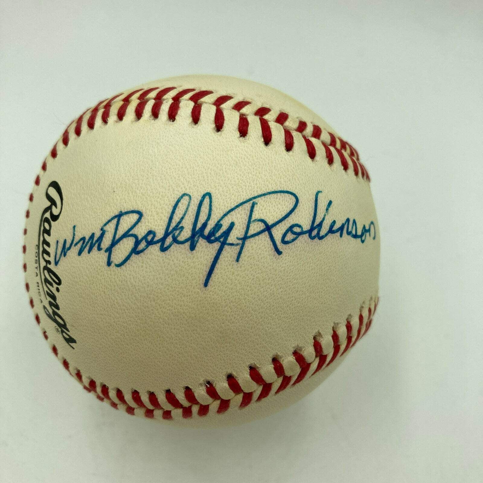 Bobby Robinson Signed Official Major League Baseball Negro League ...