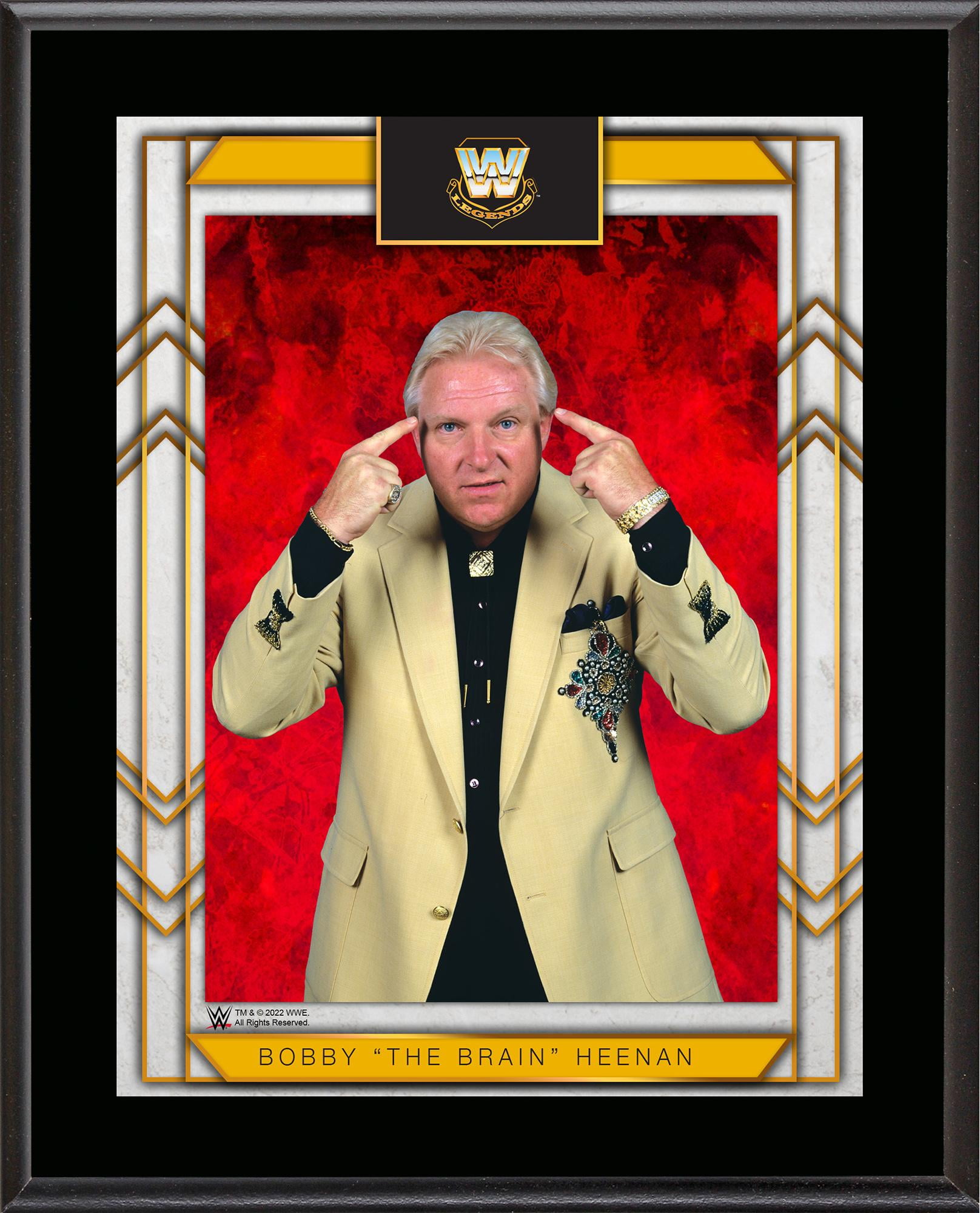 Bobby "The Brain" Heenan WWE 10.5" x 13" Sublimated Plaque - Walmart.com
