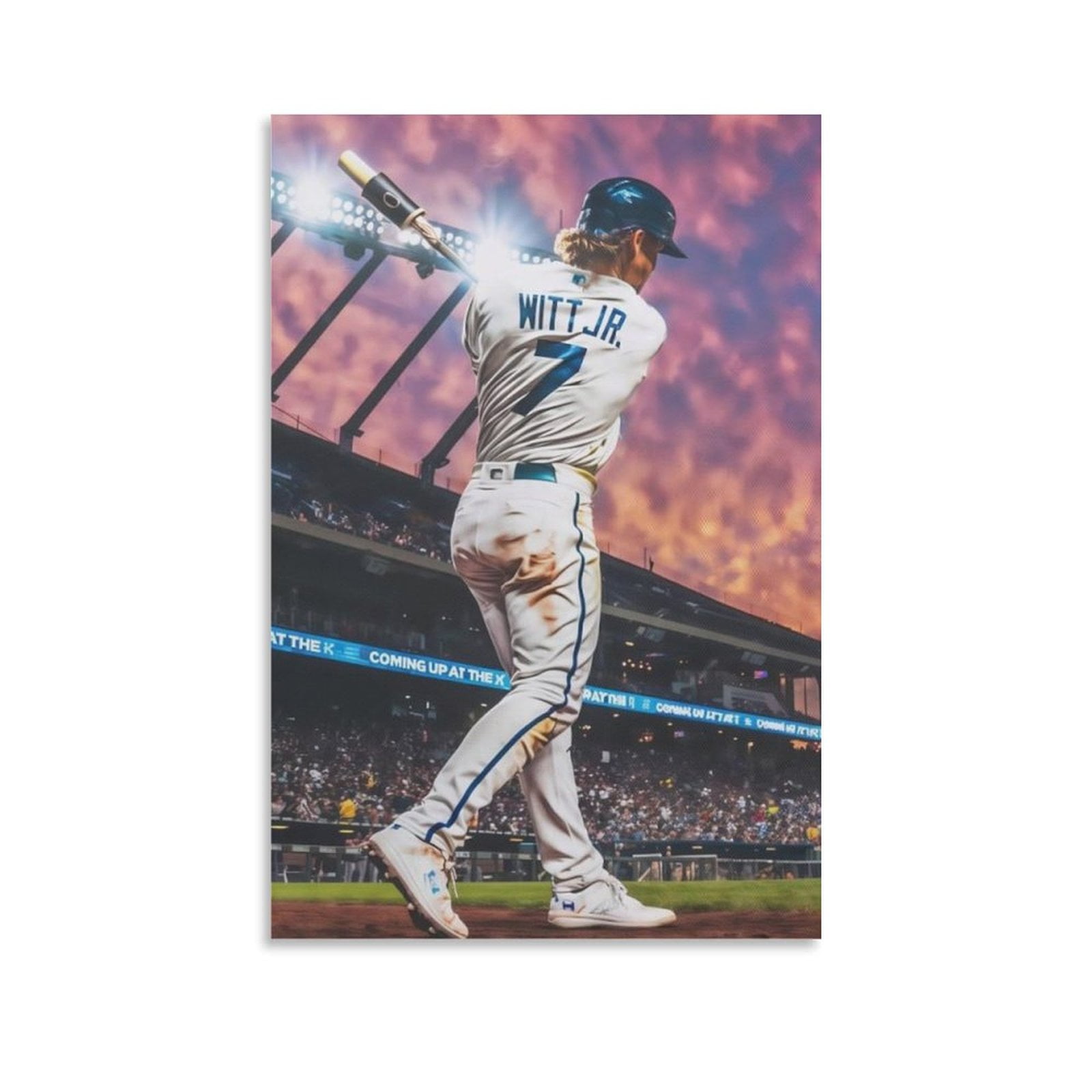 Bobby Witt Jr Canvas Poster Artworks Picture Print Poster Wall Art ...