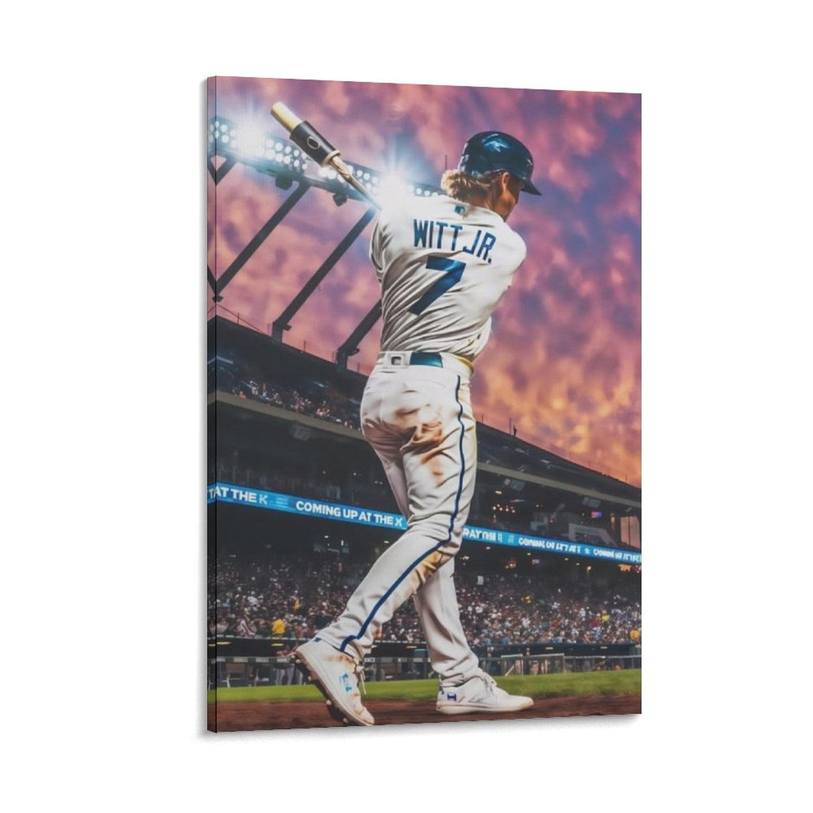 Bobby Witt Jr Canvas Poster Home Decor Poster Wall Art Hanging Picture ...