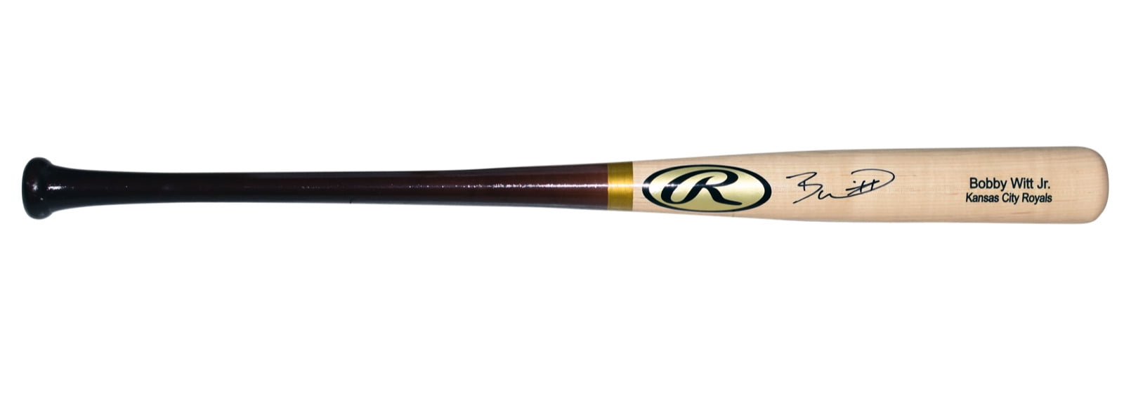 Bobby Witt Jr Signed Kansas City Royals Rawlings Baseball Bat Beckett ...