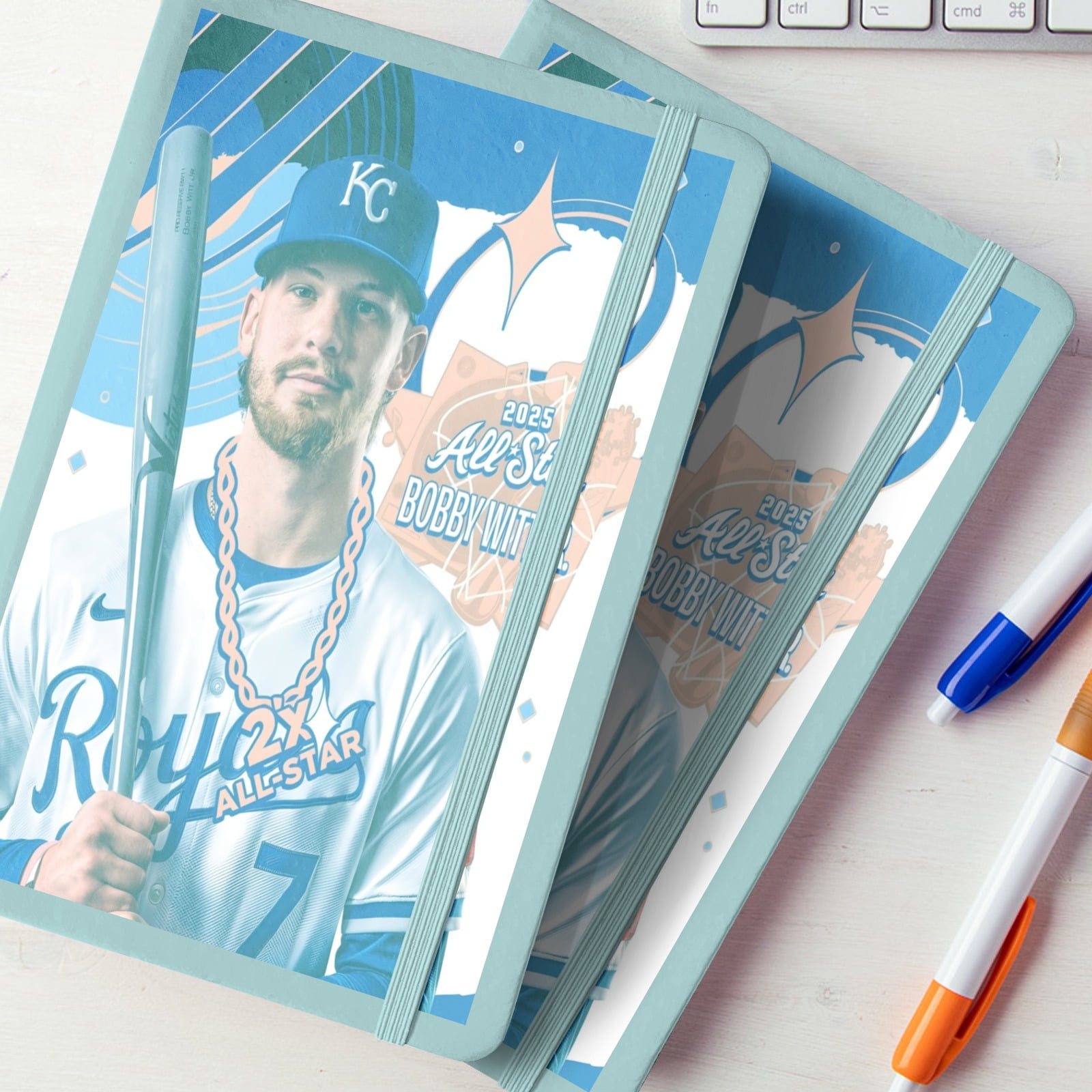 Bobby and Witt and Jr. Custom Printed Notebook. - Walmart.com