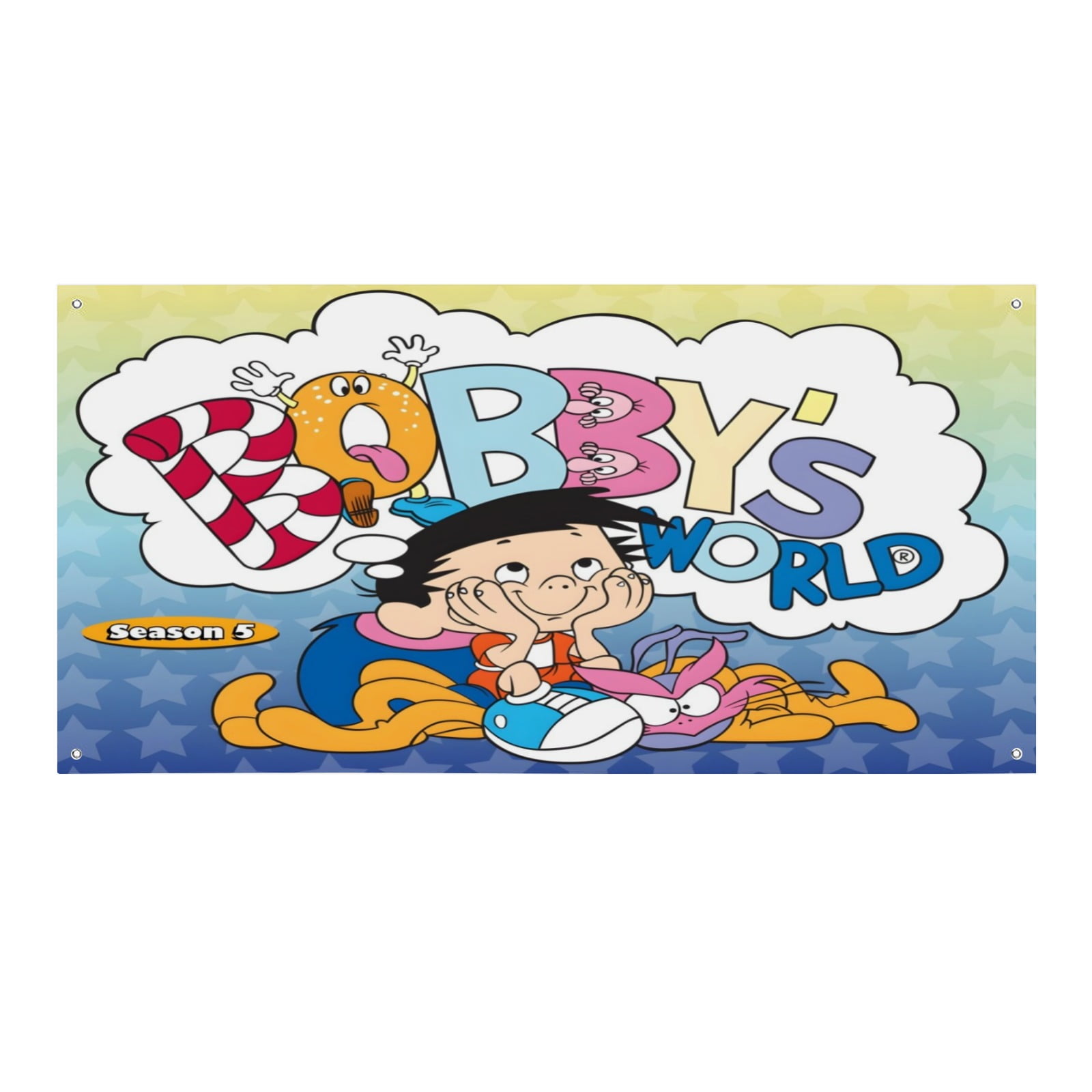 Bobby's World-Theme Backdrops Banner Birthday Party Decor Supplies ...