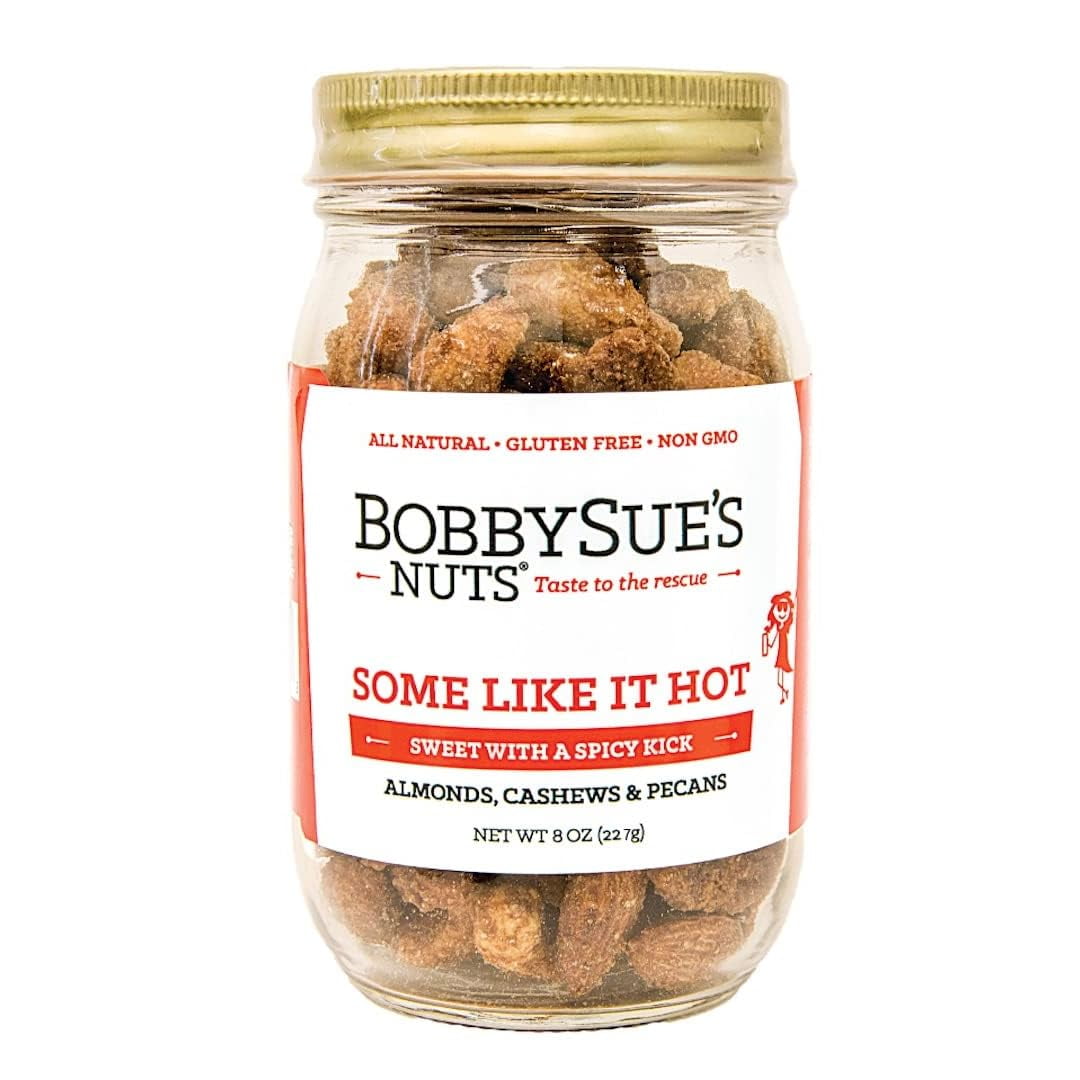 BobbySue's Nuts Some AJH3 Like It Hot Style, All Natural, Healthy Snack ...