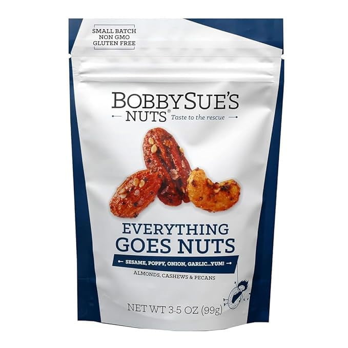 BobbySue's Nuts Everything Goes SSF20 Nuts Style, All-Natural Gourmet ...