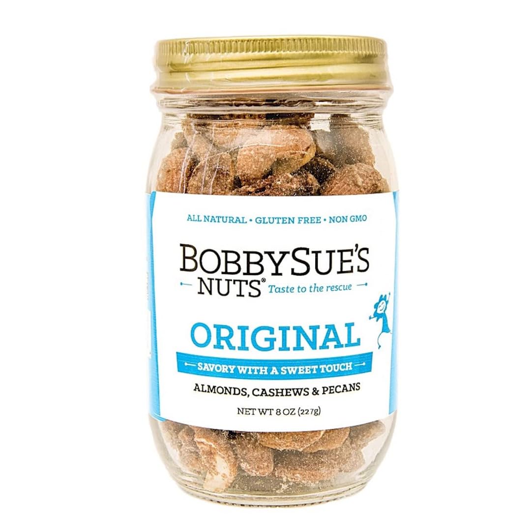 BobbySue's Nuts Original Style, TMA2 All Natural, Healthy Snack, Gluten ...