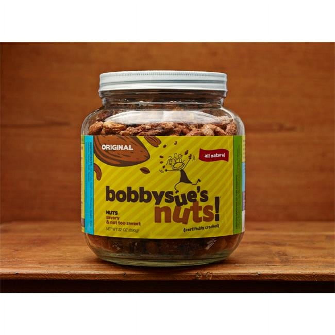 Bobbysues Nuts Original 32oz Jar, 1 Case Of 6 Jars - Walmart.com
